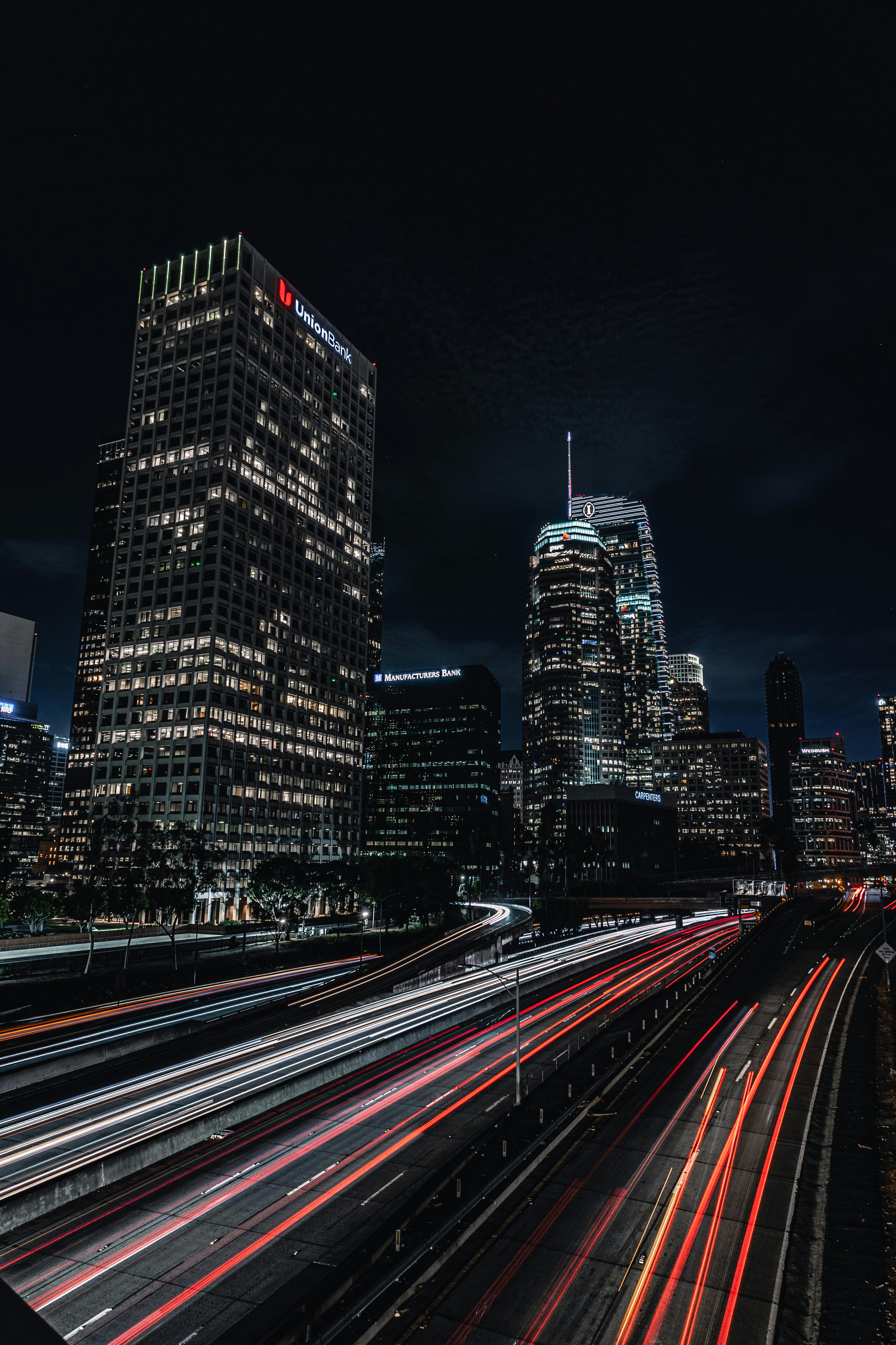 Timelapse Photography of Vehicles at Night · Free Stock Photo