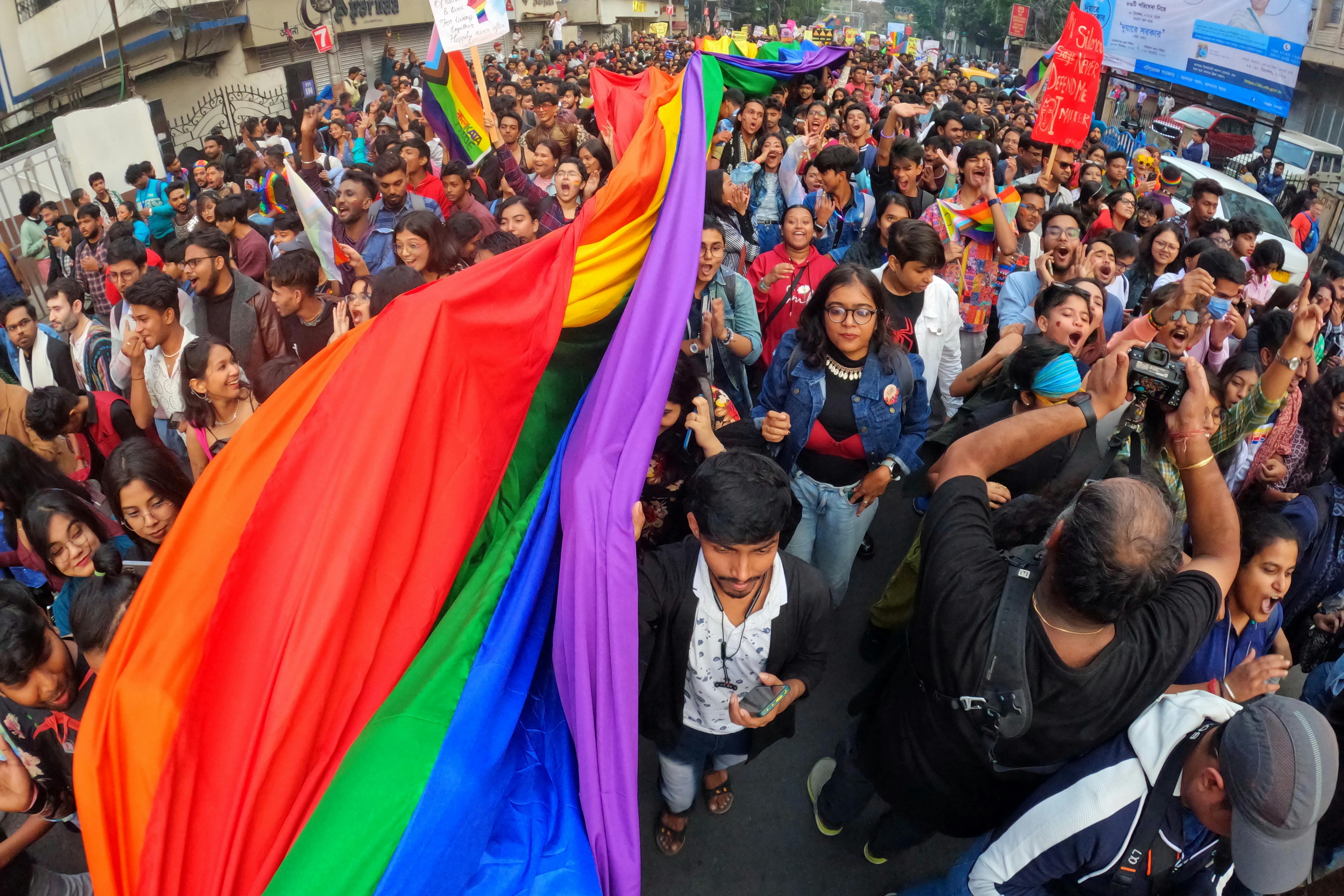 Pride walk Kolkata. · Free Stock Photo