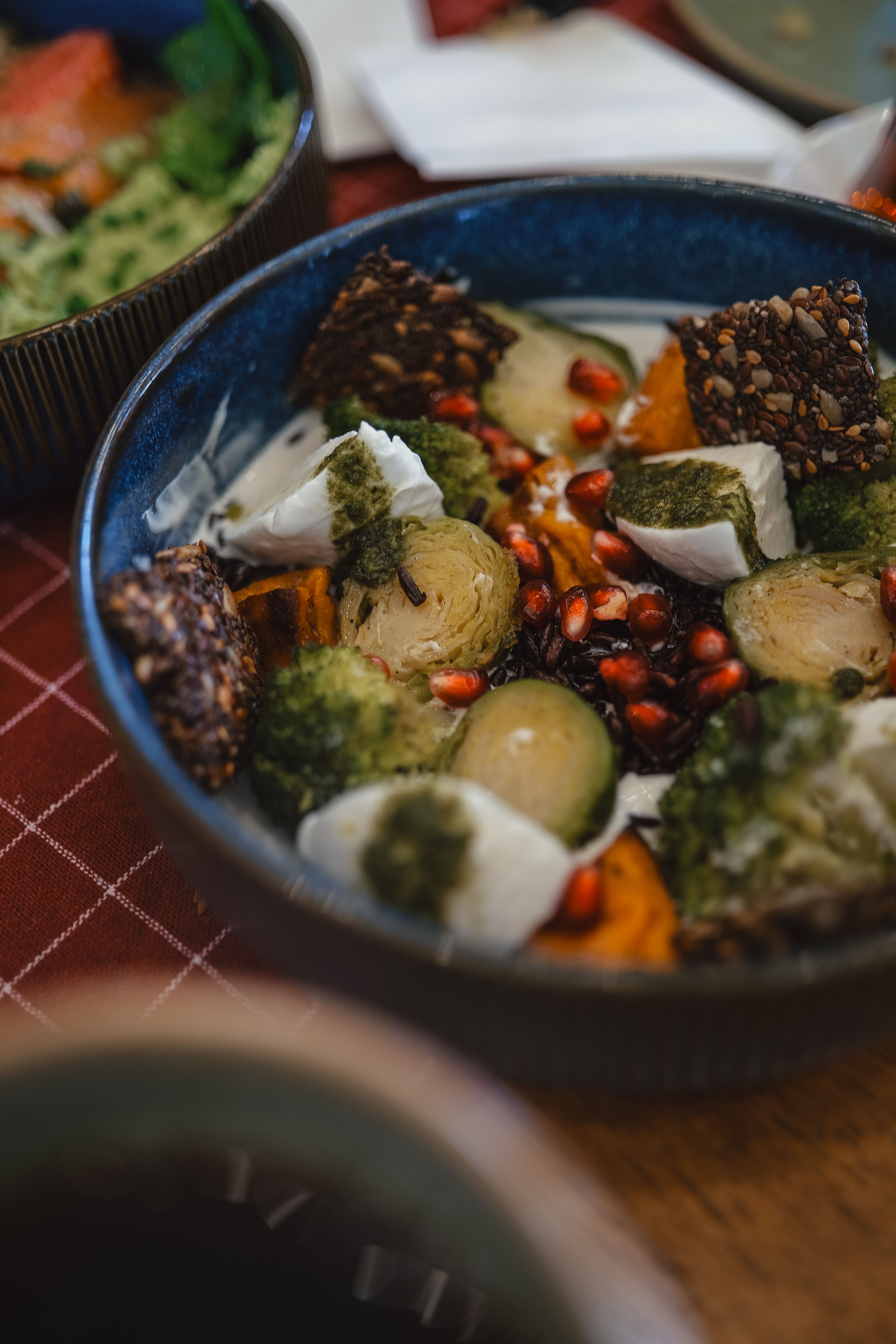Healthy Bowl with Rice, Egg and Vegetables · Free Stock Photo