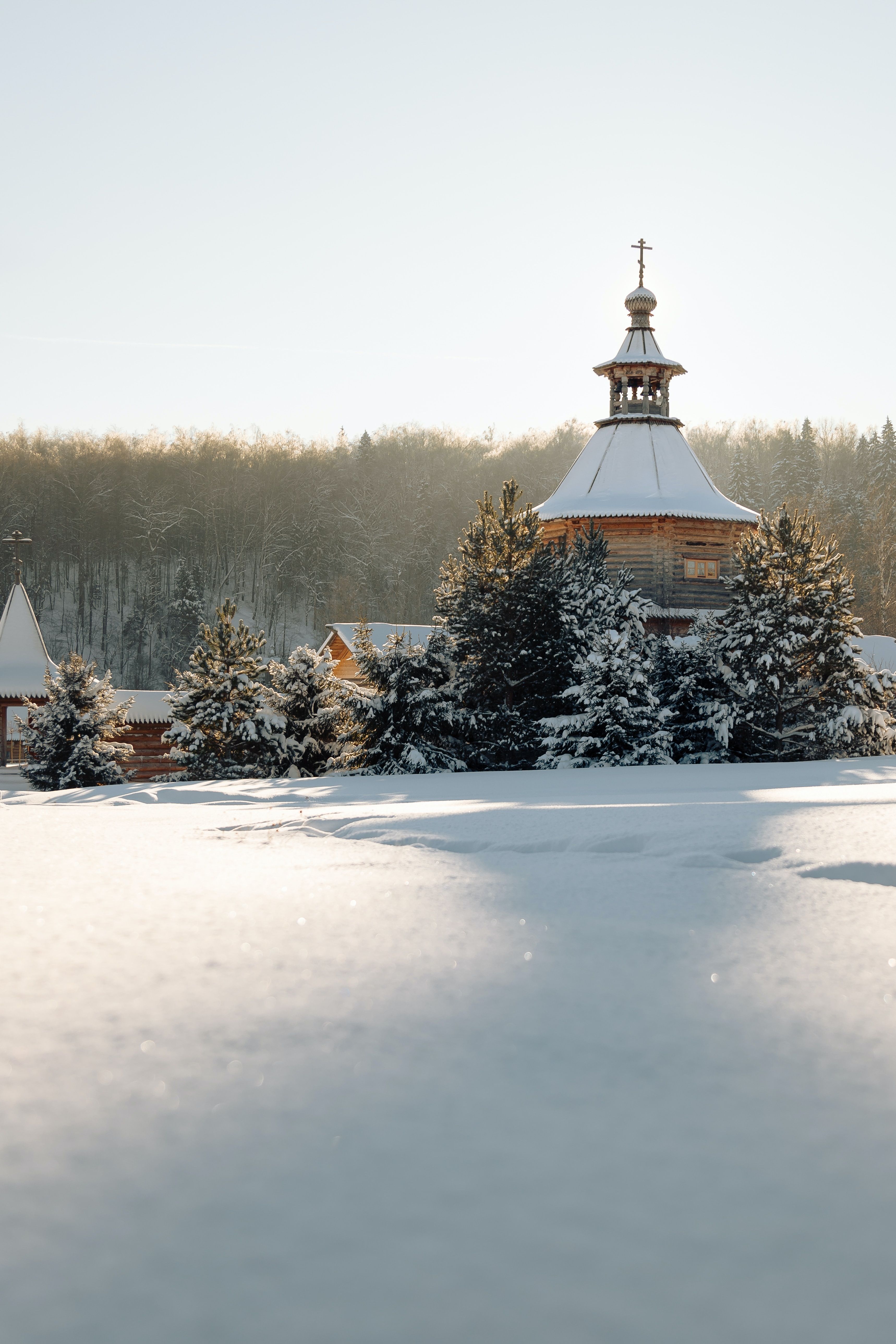 Gremiachy Monastery in Russia in Winter · Free Stock Photo