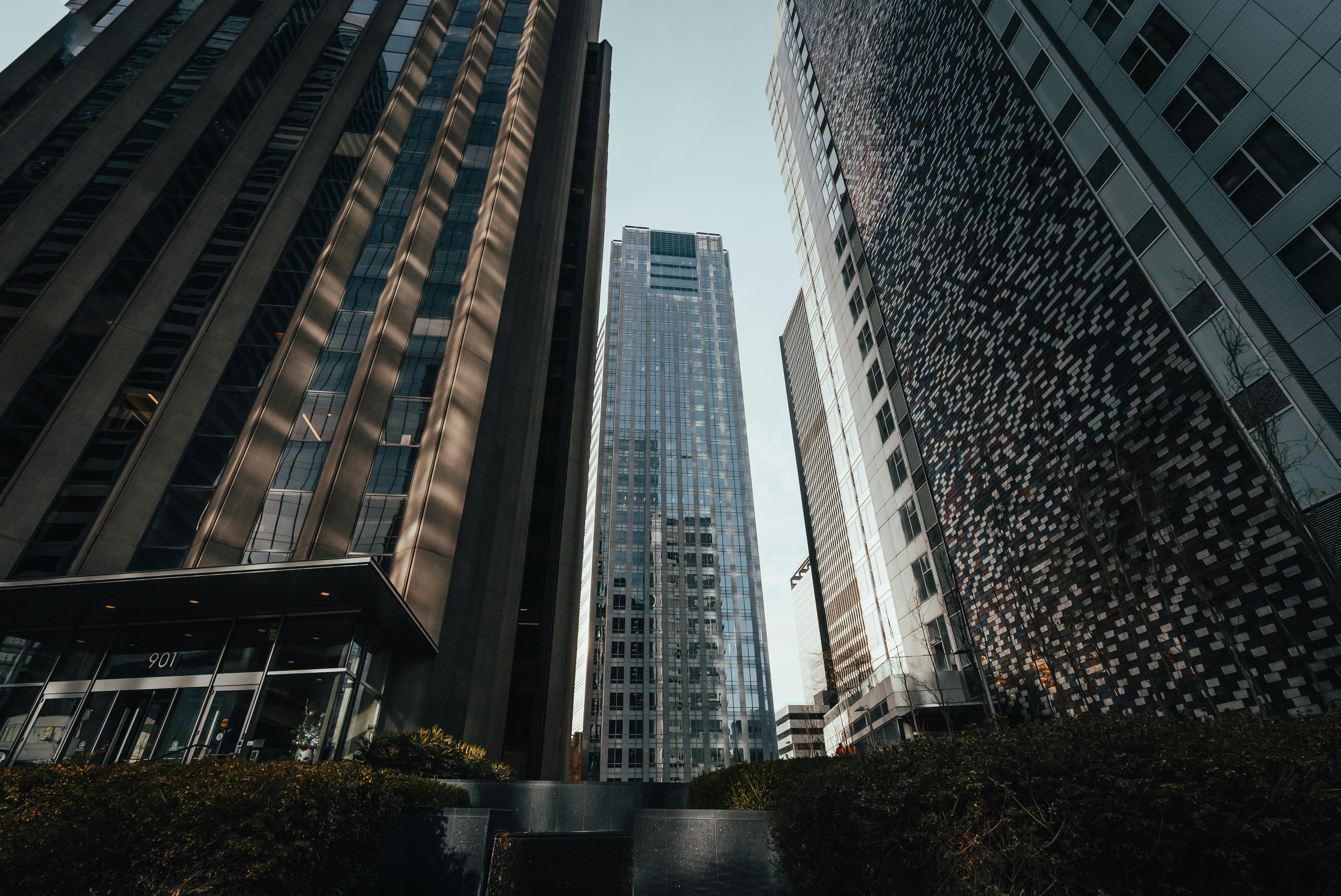 Black Painted Highrise Building · Free Stock Photo