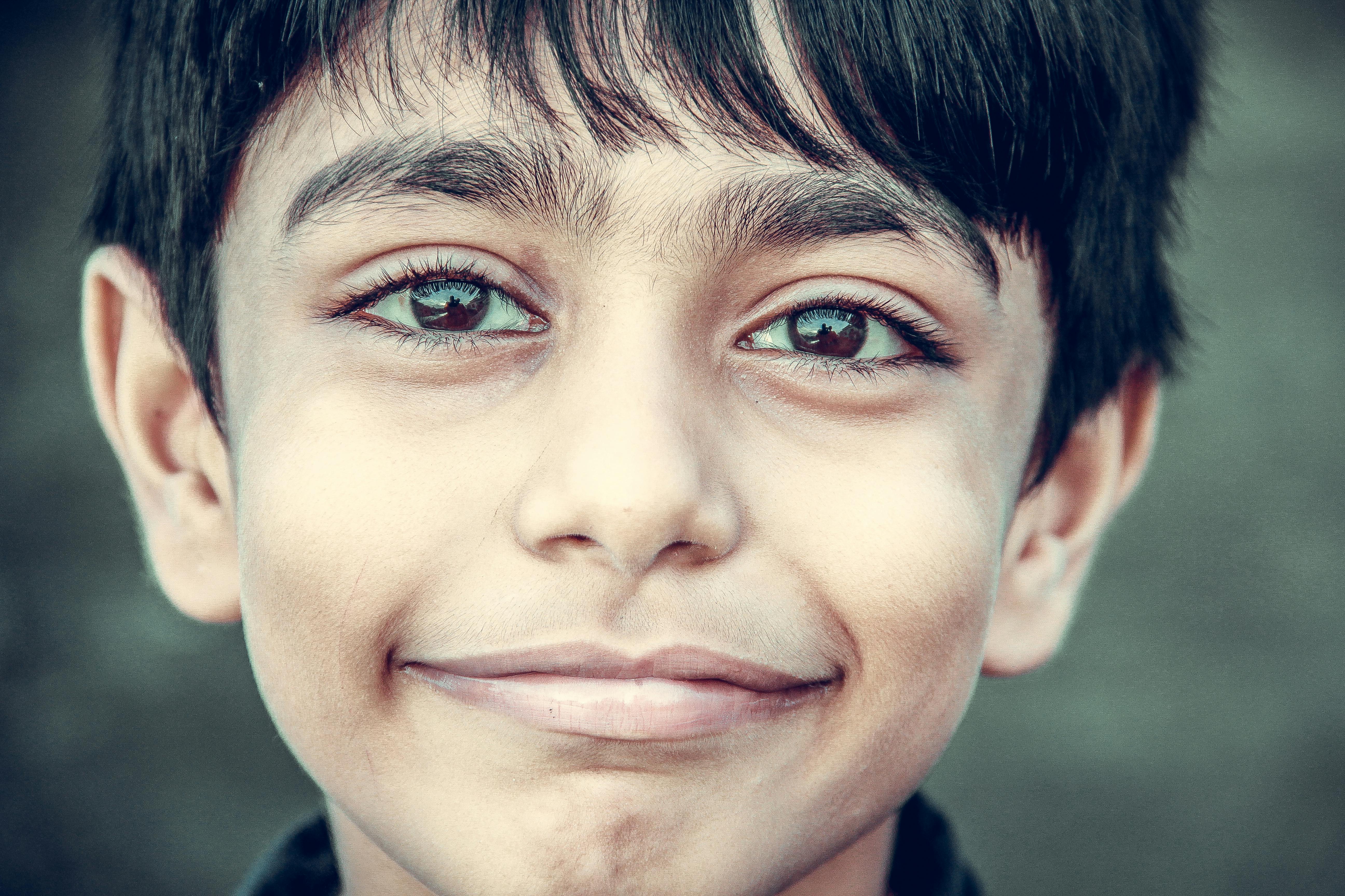 Face of Smiling Boy · Free Stock Photo