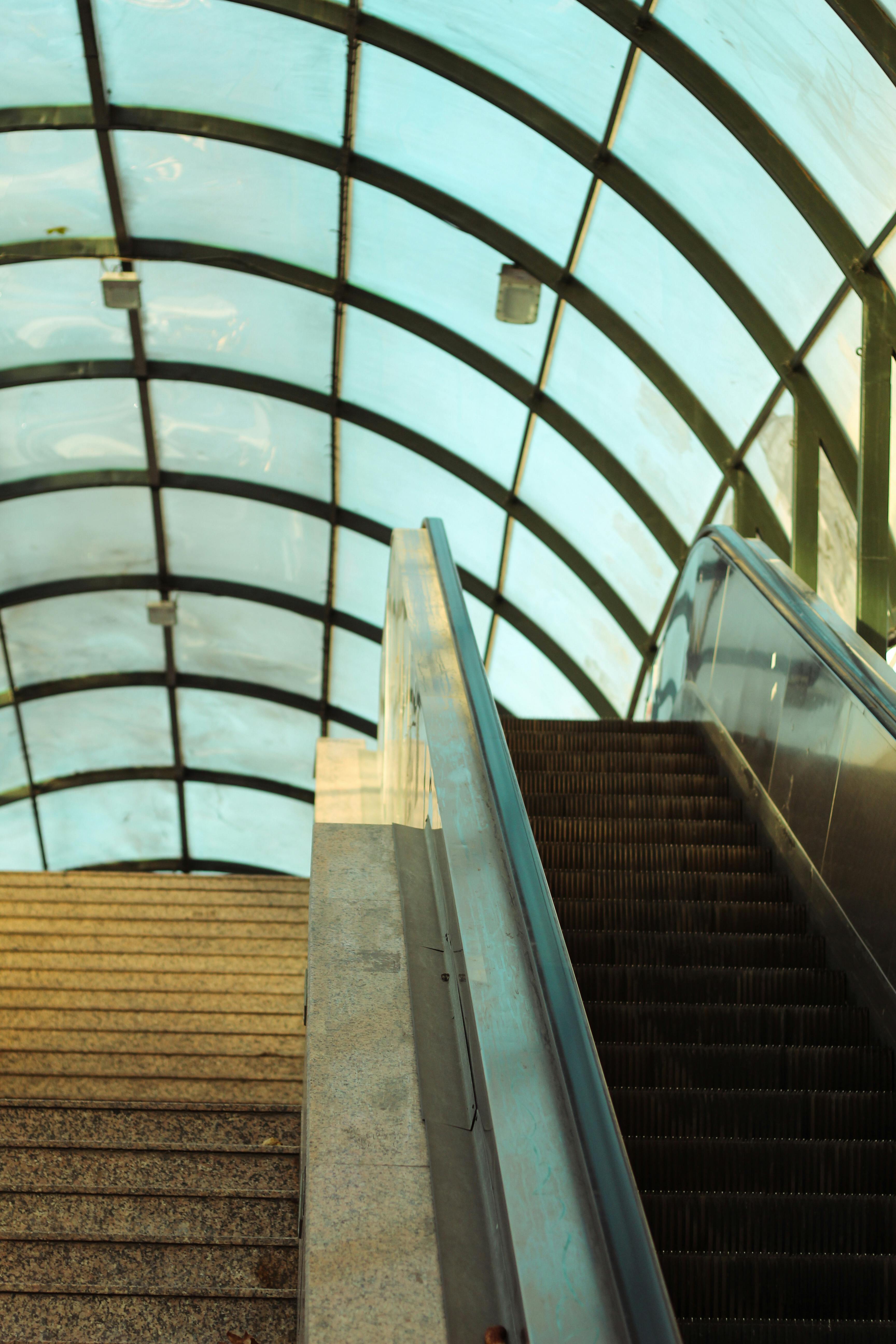 Gray Escalator · Free Stock Photo