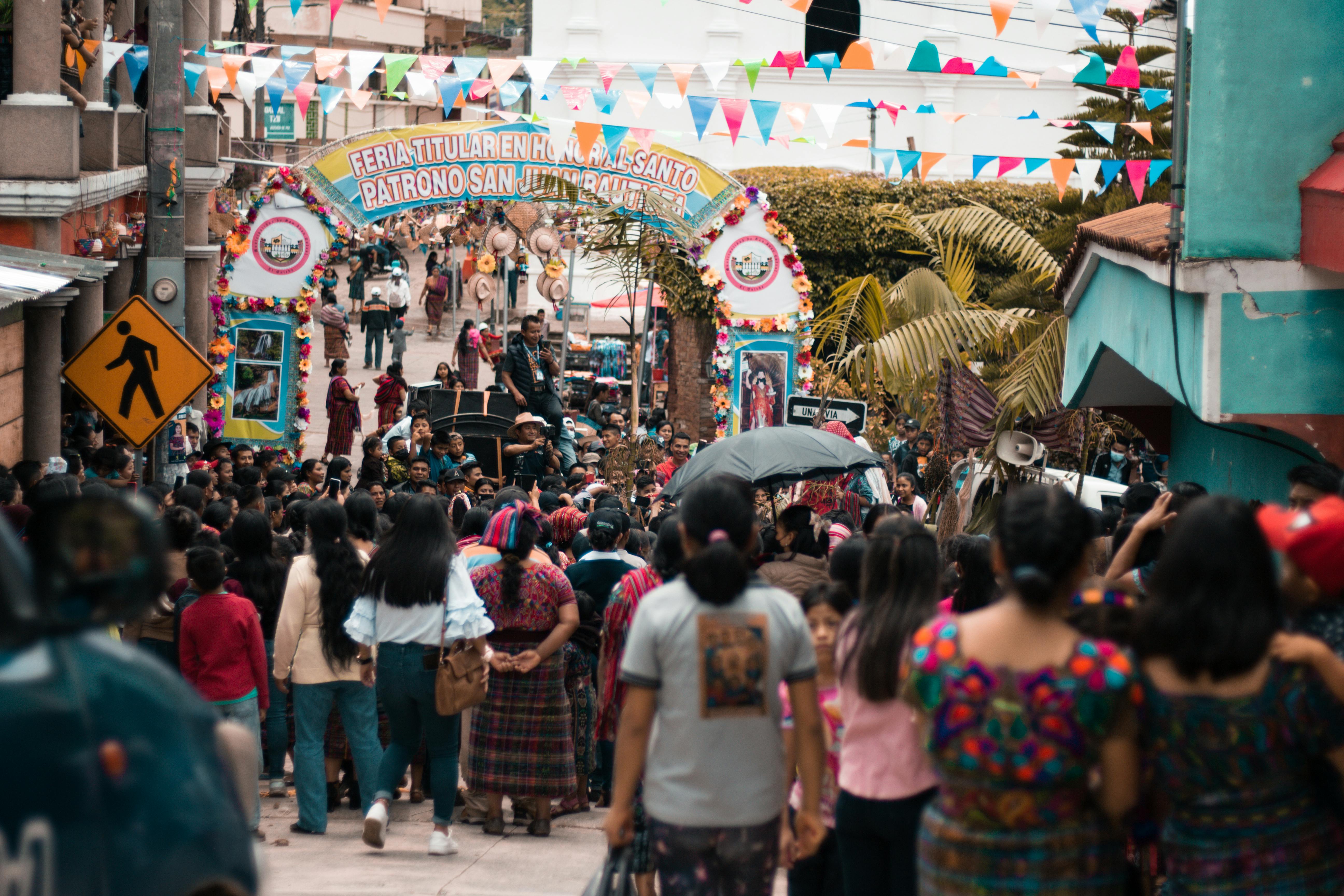 Crowd on Street at Event in Town · Free Stock Photo