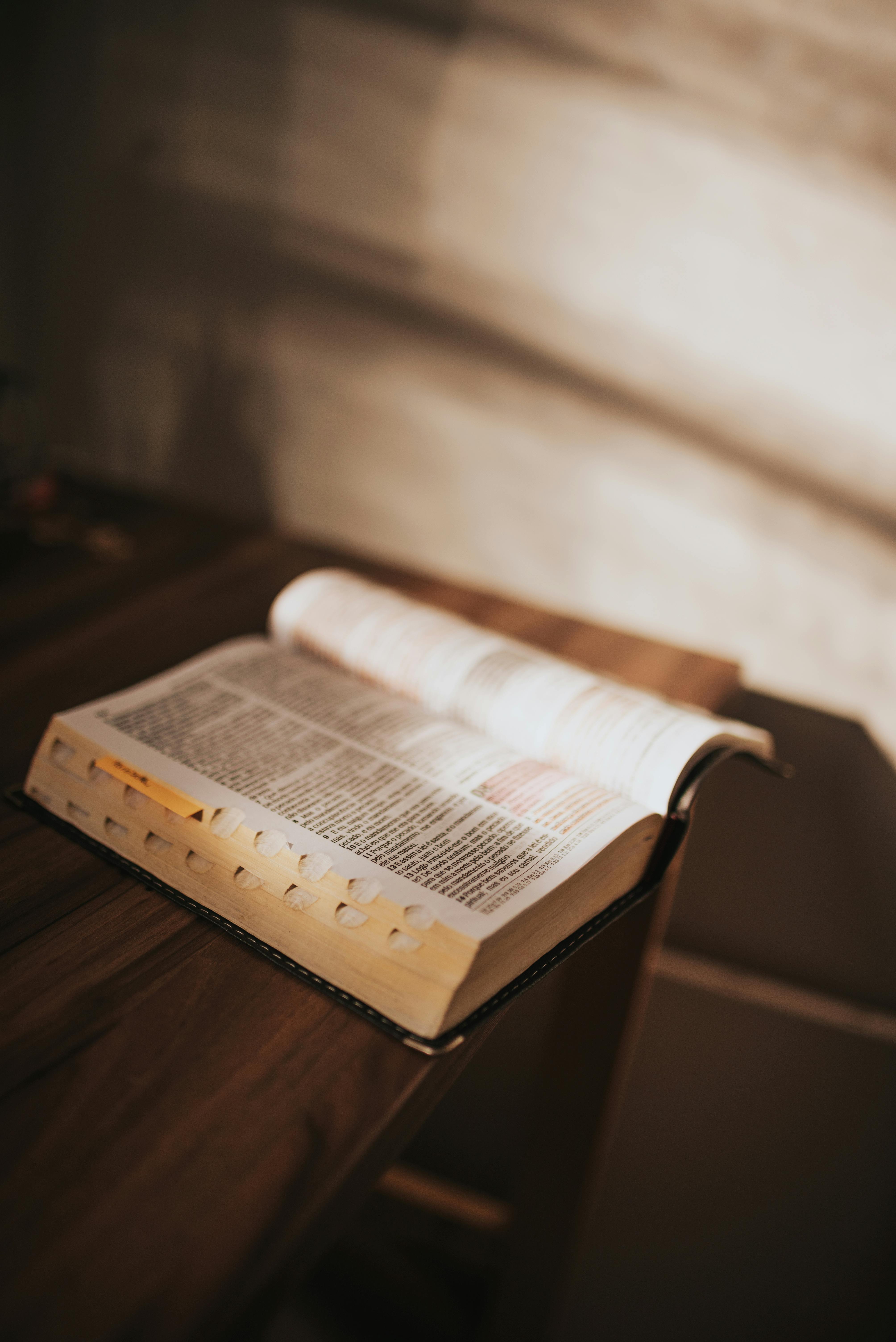 Open Book on Desk · Free Stock Photo
