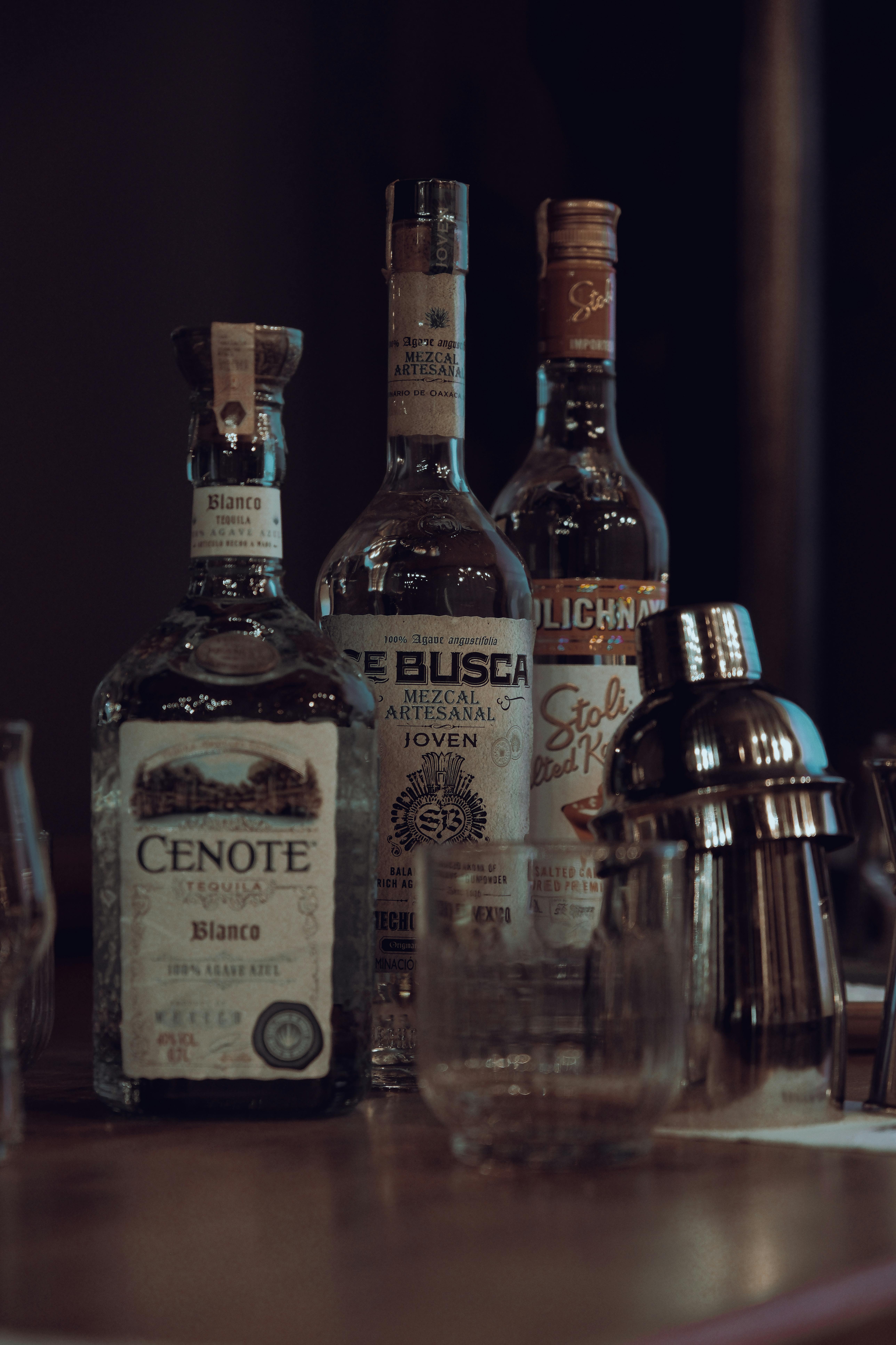 Bottles of Expensive Alcohol · Free Stock Photo