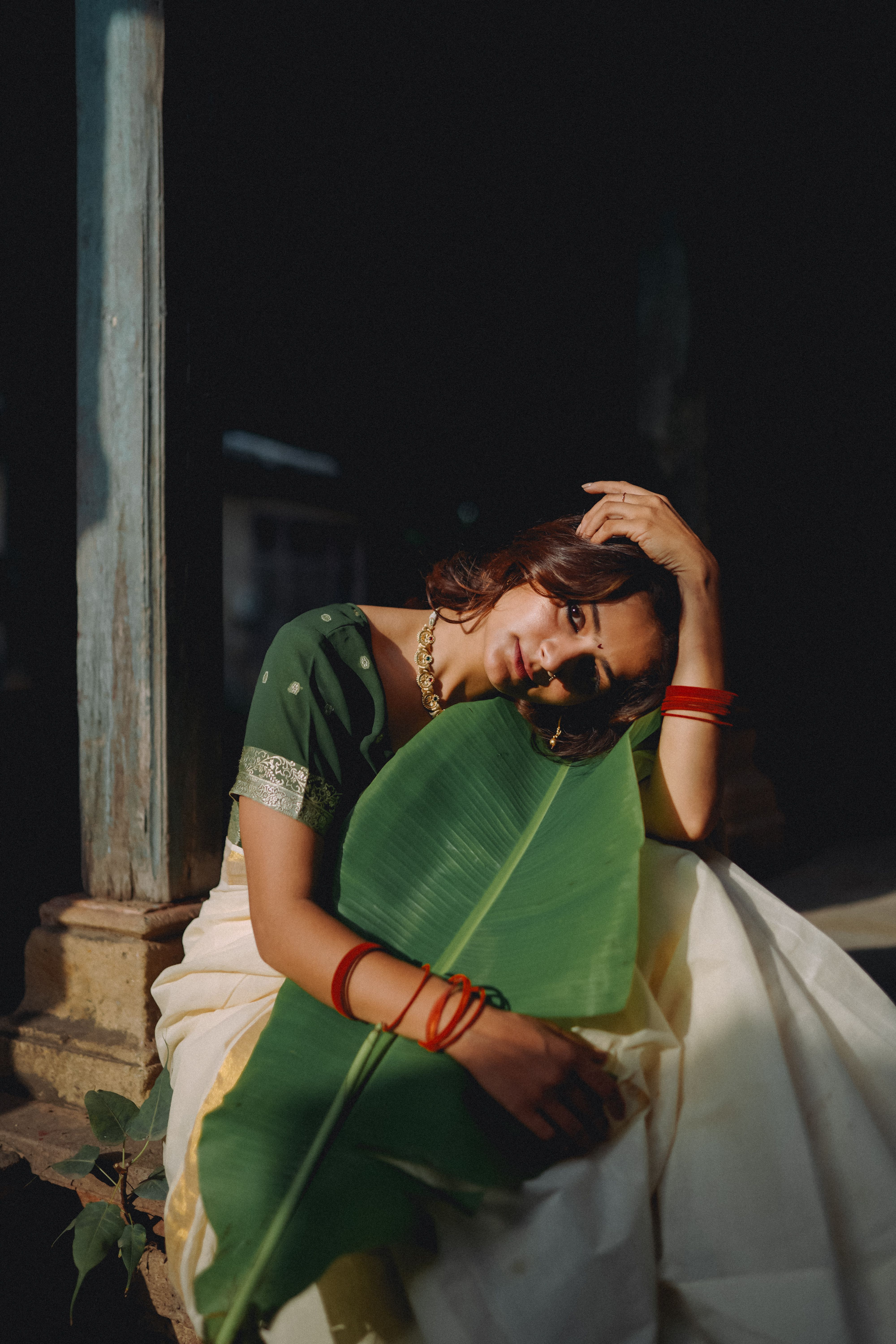 Beautiful Woman Wearing Sari · Free Stock Photo