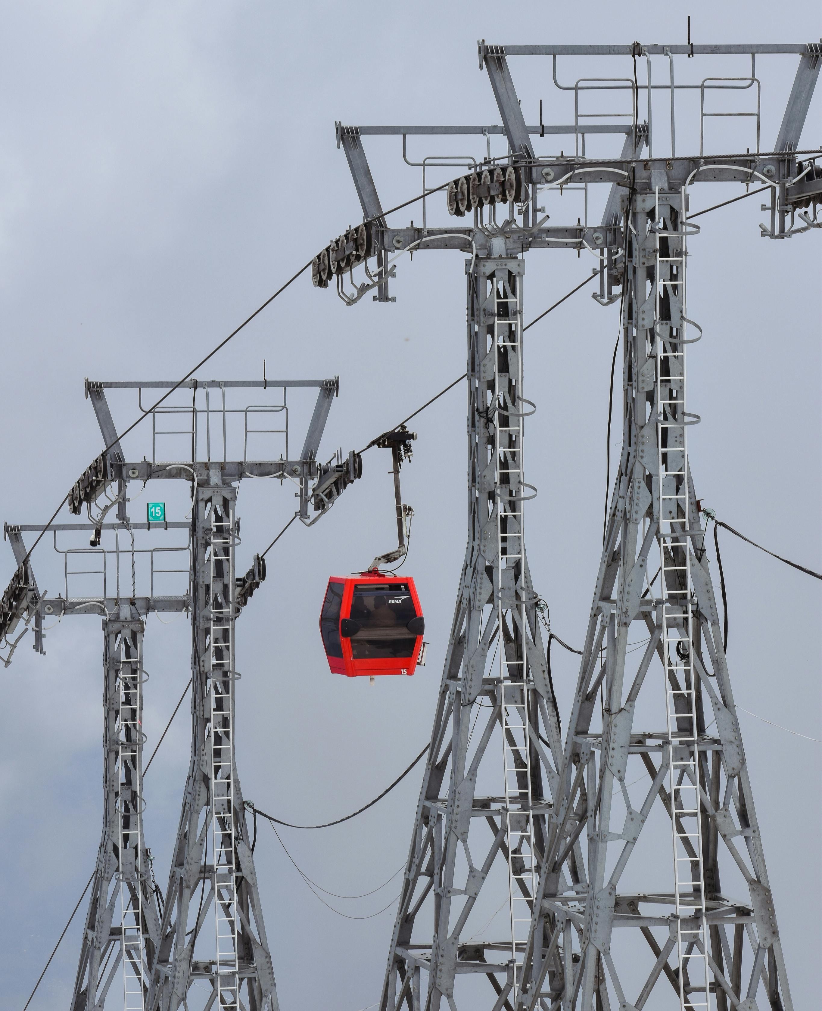 Steel Towers of Gondola Lift · Free Stock Photo