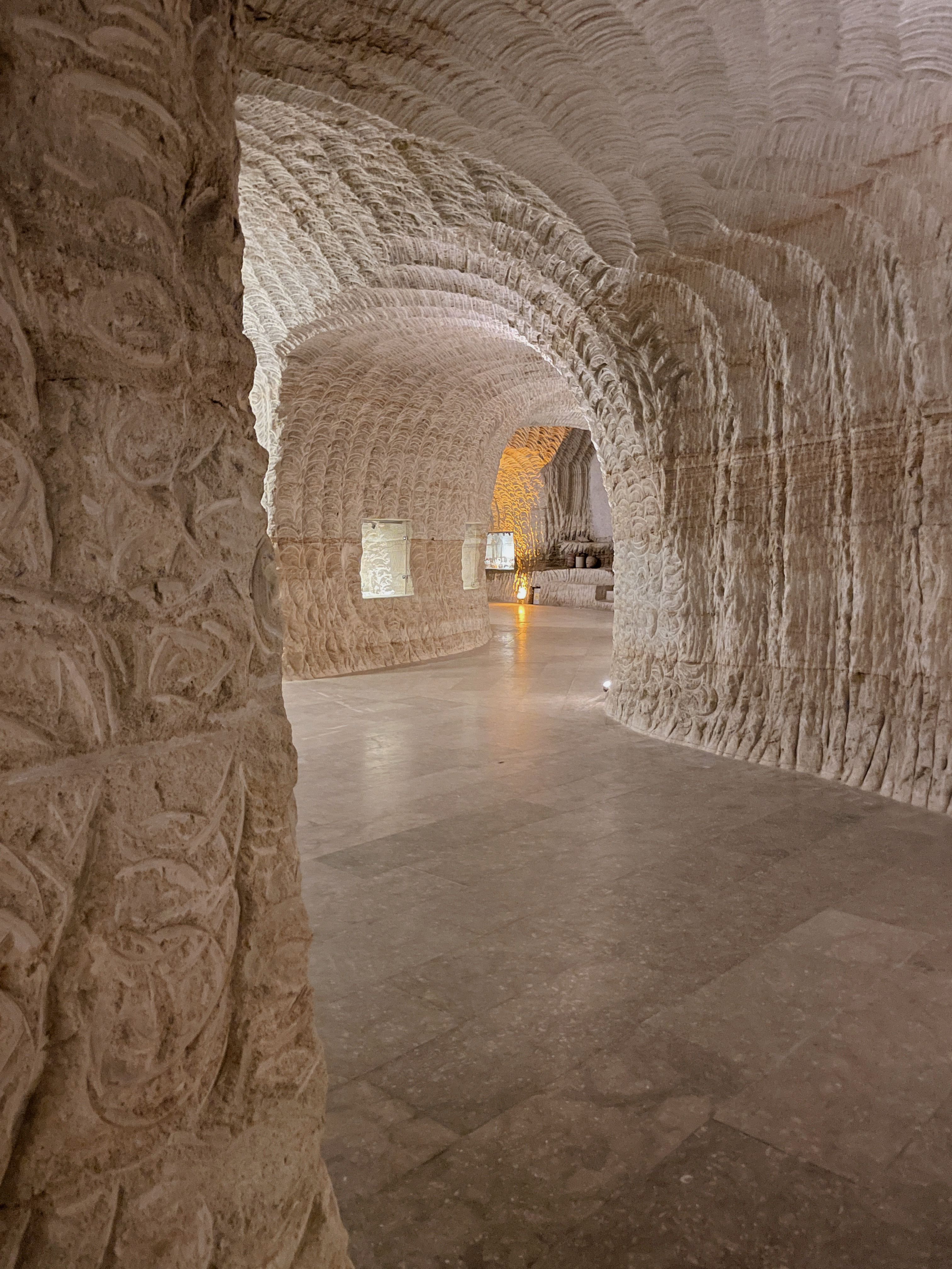 Cave Interior with Intricate Rock Formations in Ürgüp · Free Stock Photo
