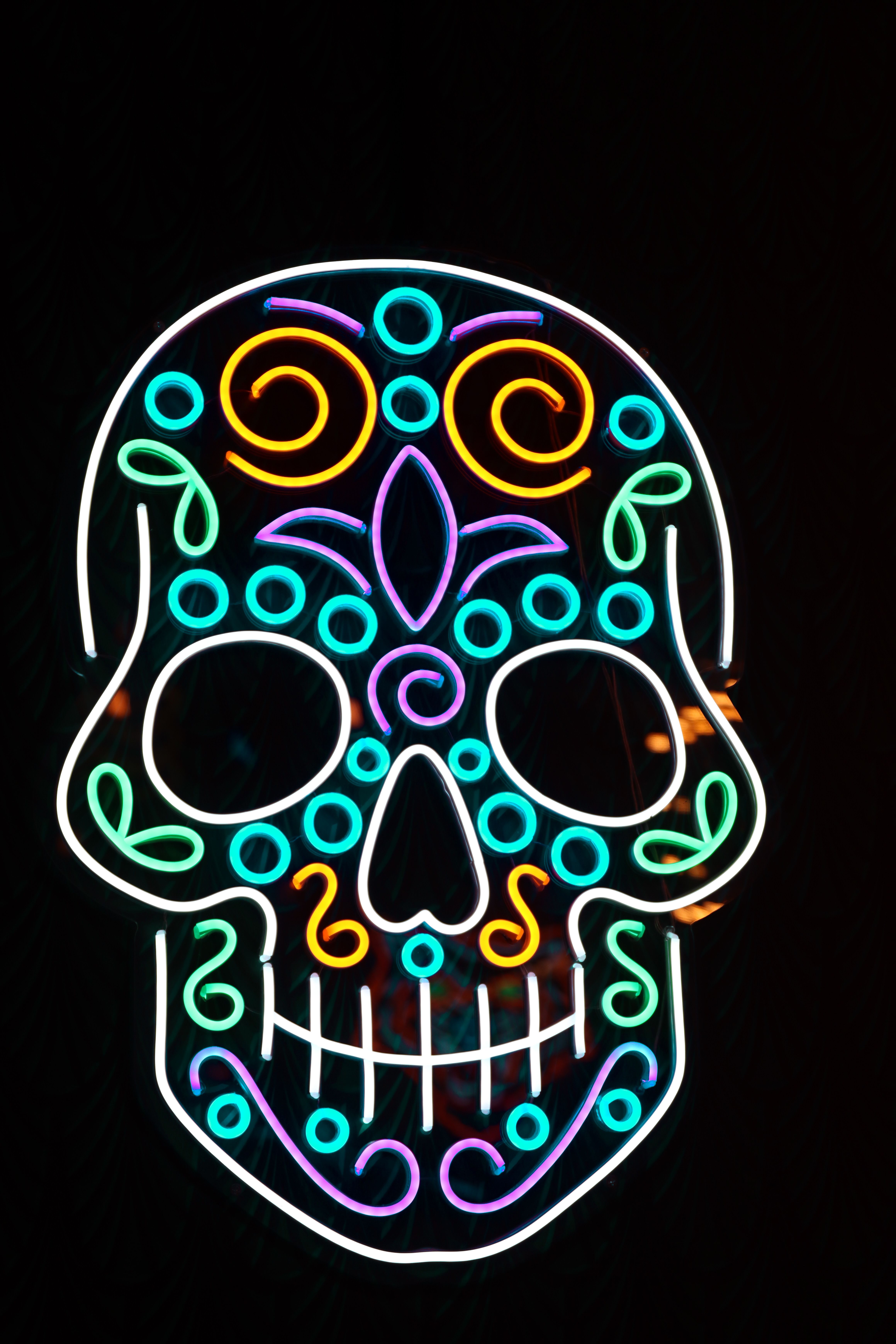 Multicolored Skull Decor · Free Stock Photo