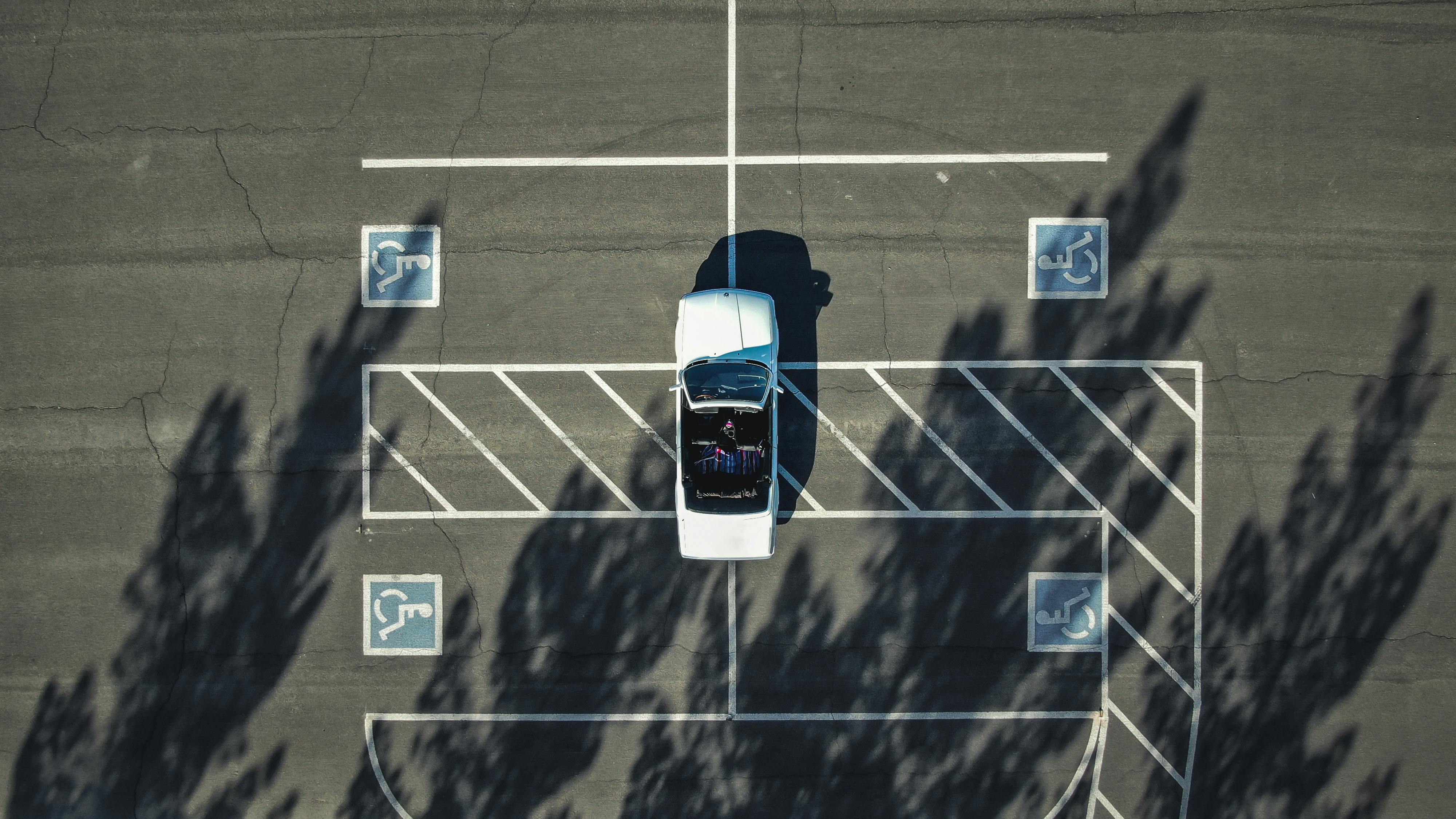 Police Cars on Parking Lot · Free Stock Photo