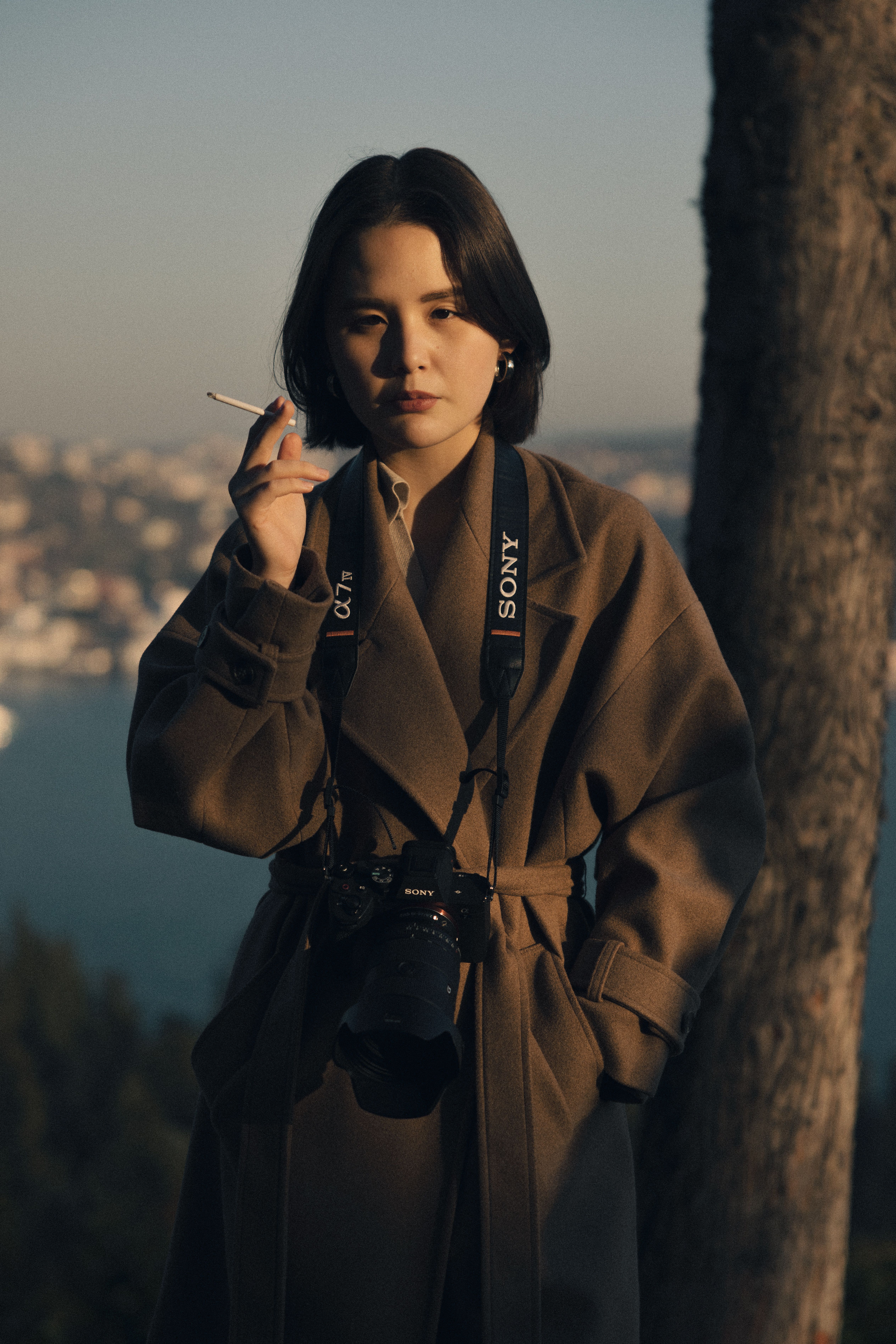 Beautiful Woman Smoking Cigarette · Free Stock Photo