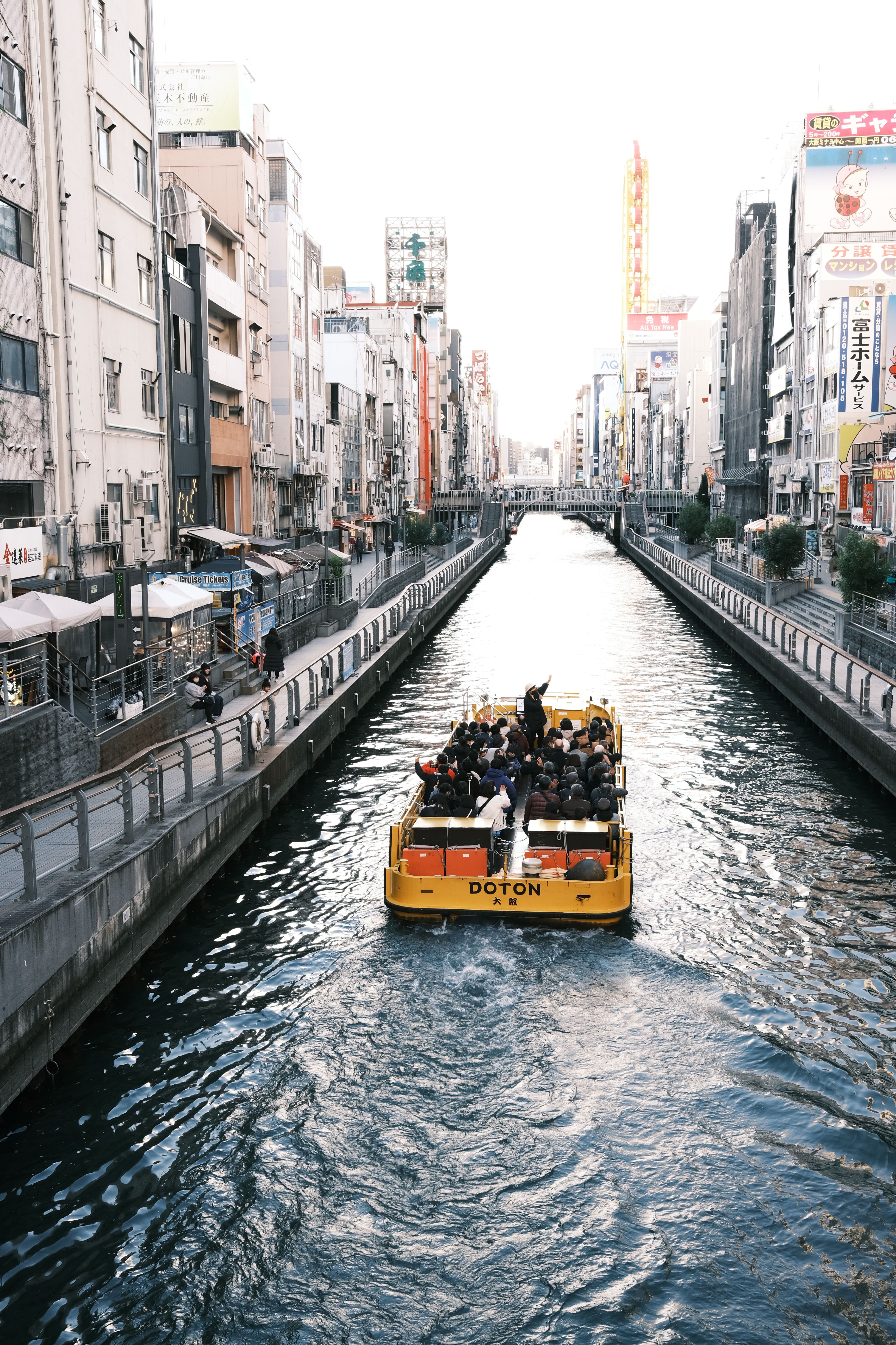 Tourboat in a Water Canal · Free Stock Photo