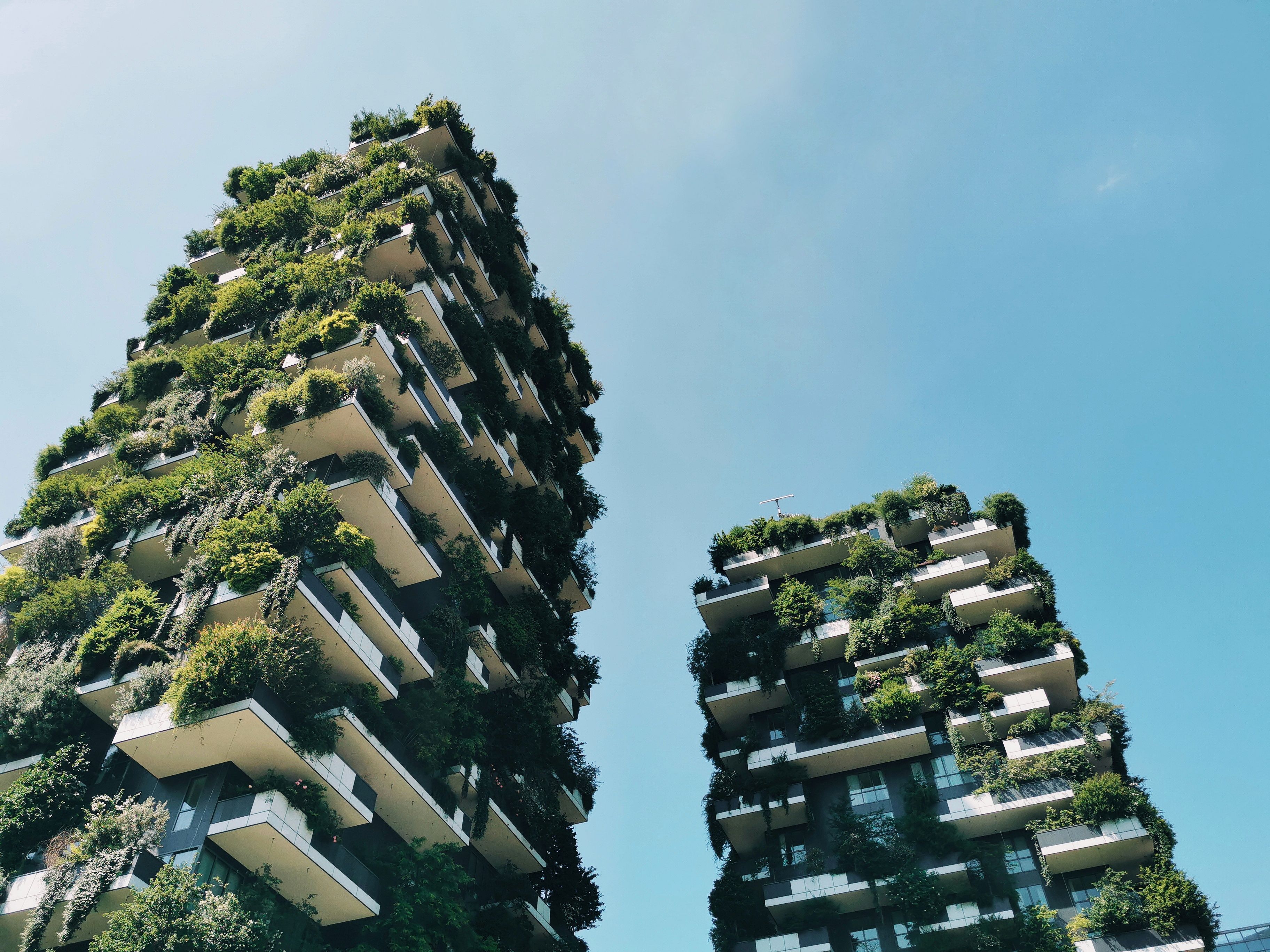 Vertical Forest Residential Skyscrapers in Milan Italy · Free Stock Photo