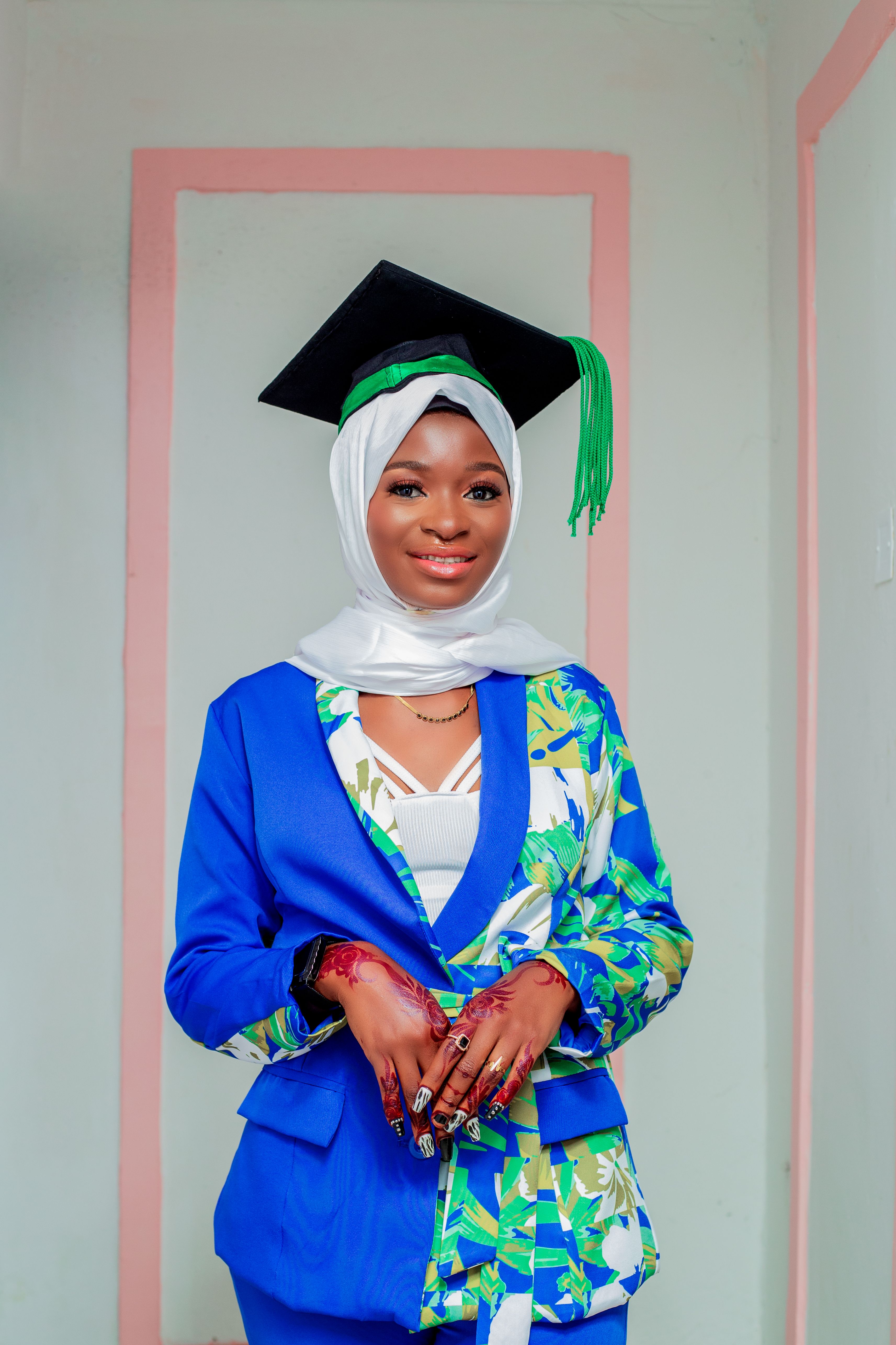 Student in Blue Blazer and Mortarboard · Free Stock Photo