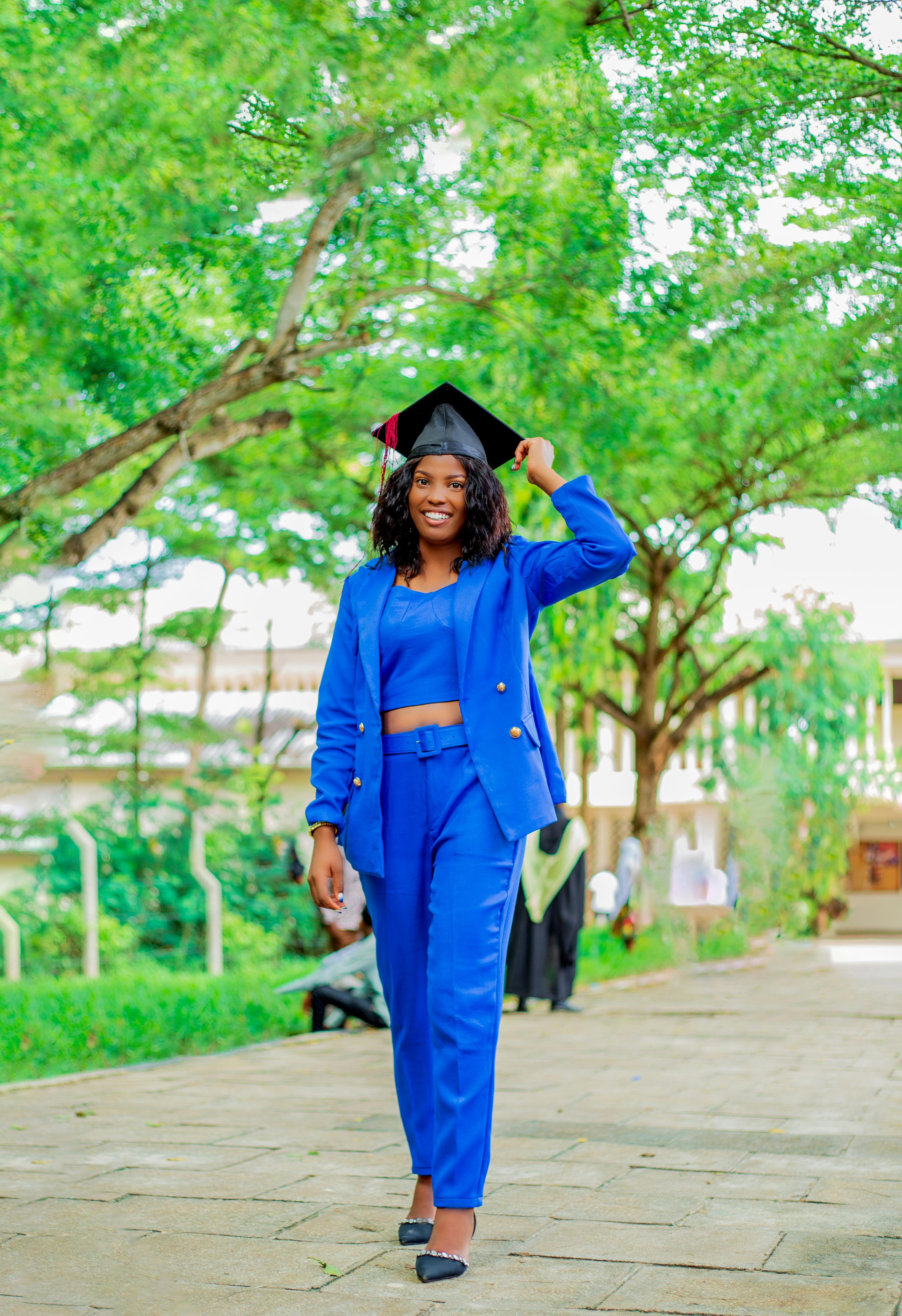 A Woman in an Academic Cap · Free Stock Photo