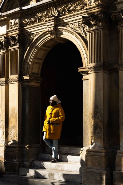 Person In Front Of Building Photos, Download The BEST Free Person In ...