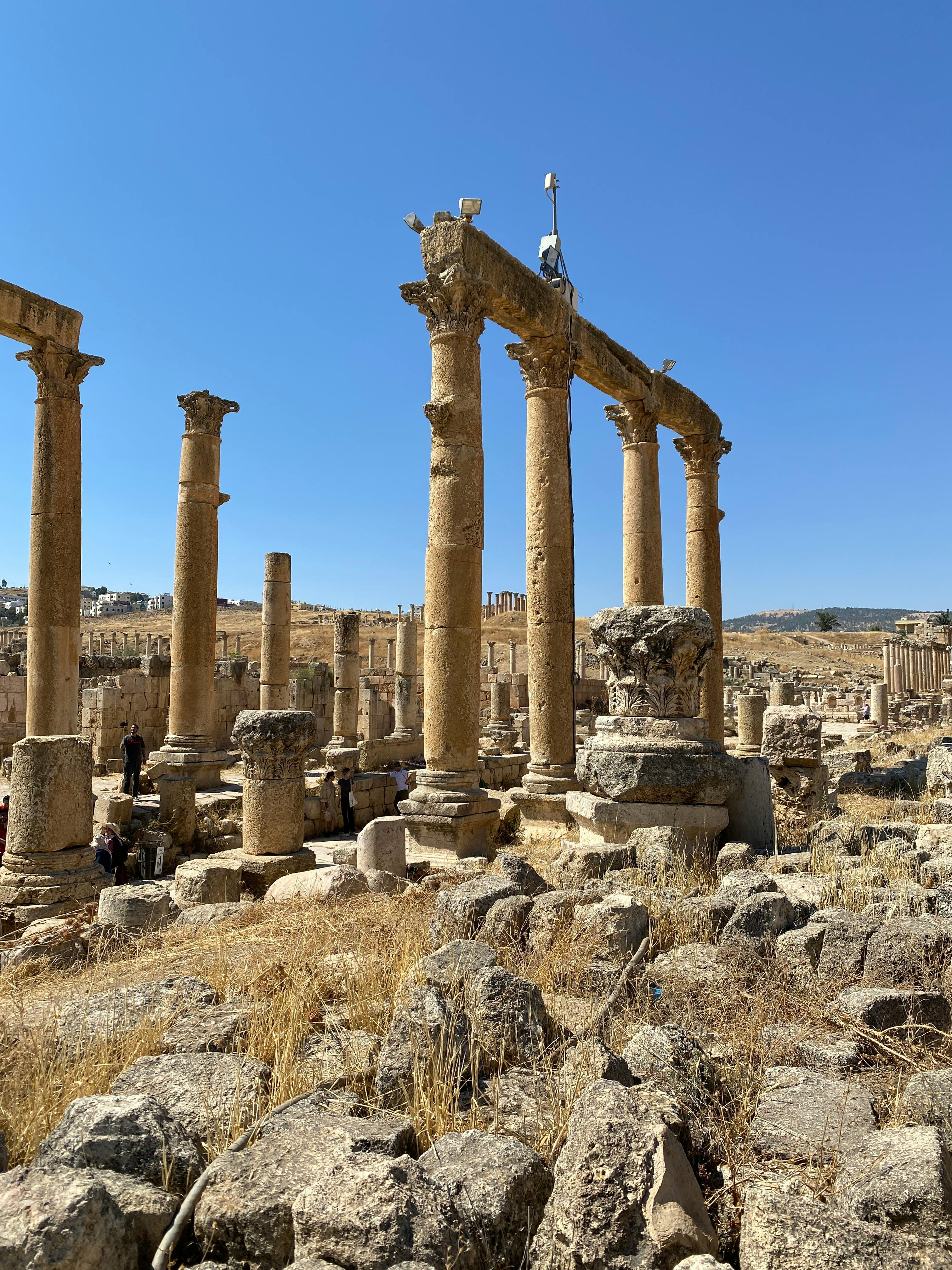 Ancient Temple Colonnade · Free Stock Photo