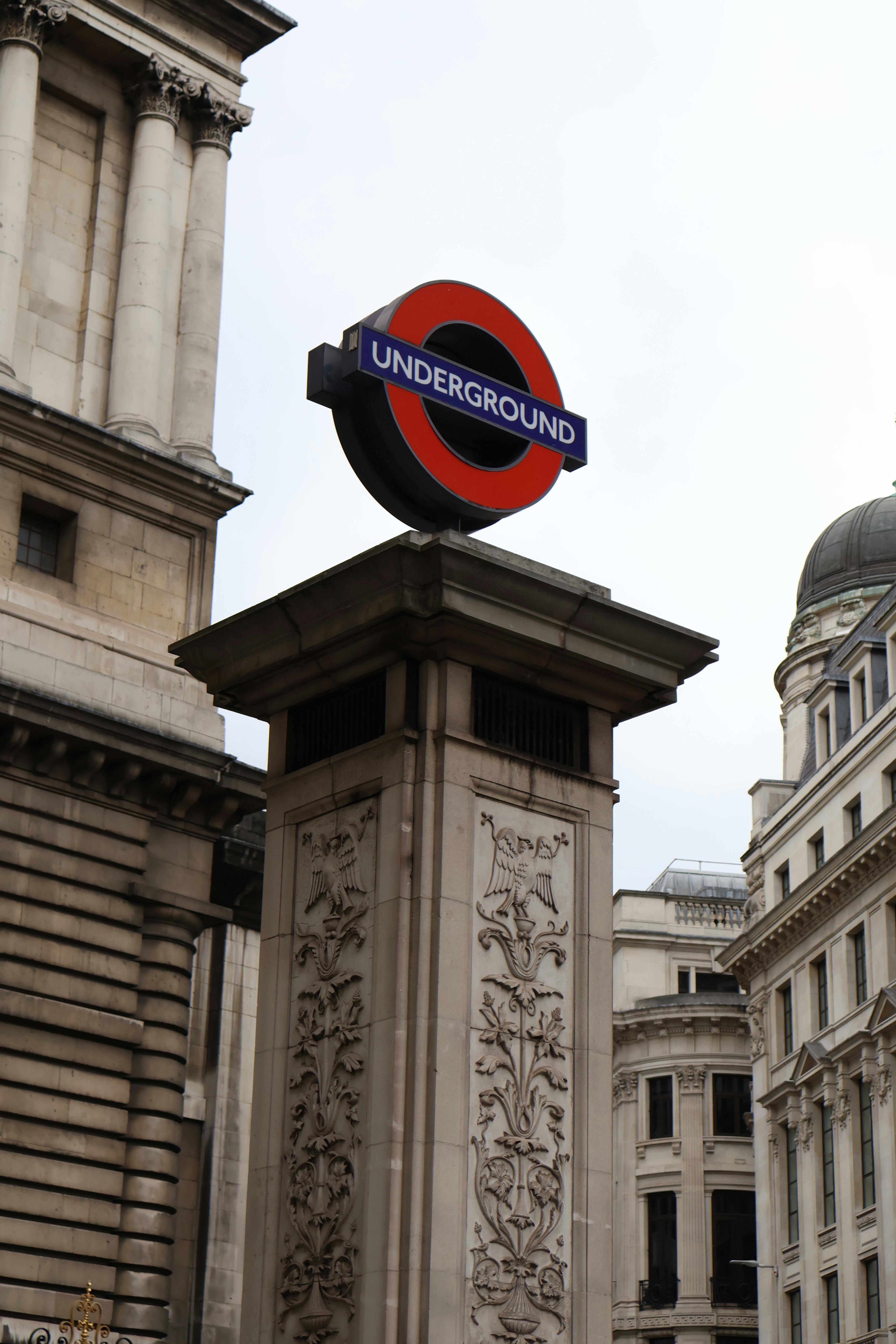 Bank Underground Station Sign in London, England · Free Stock Photo