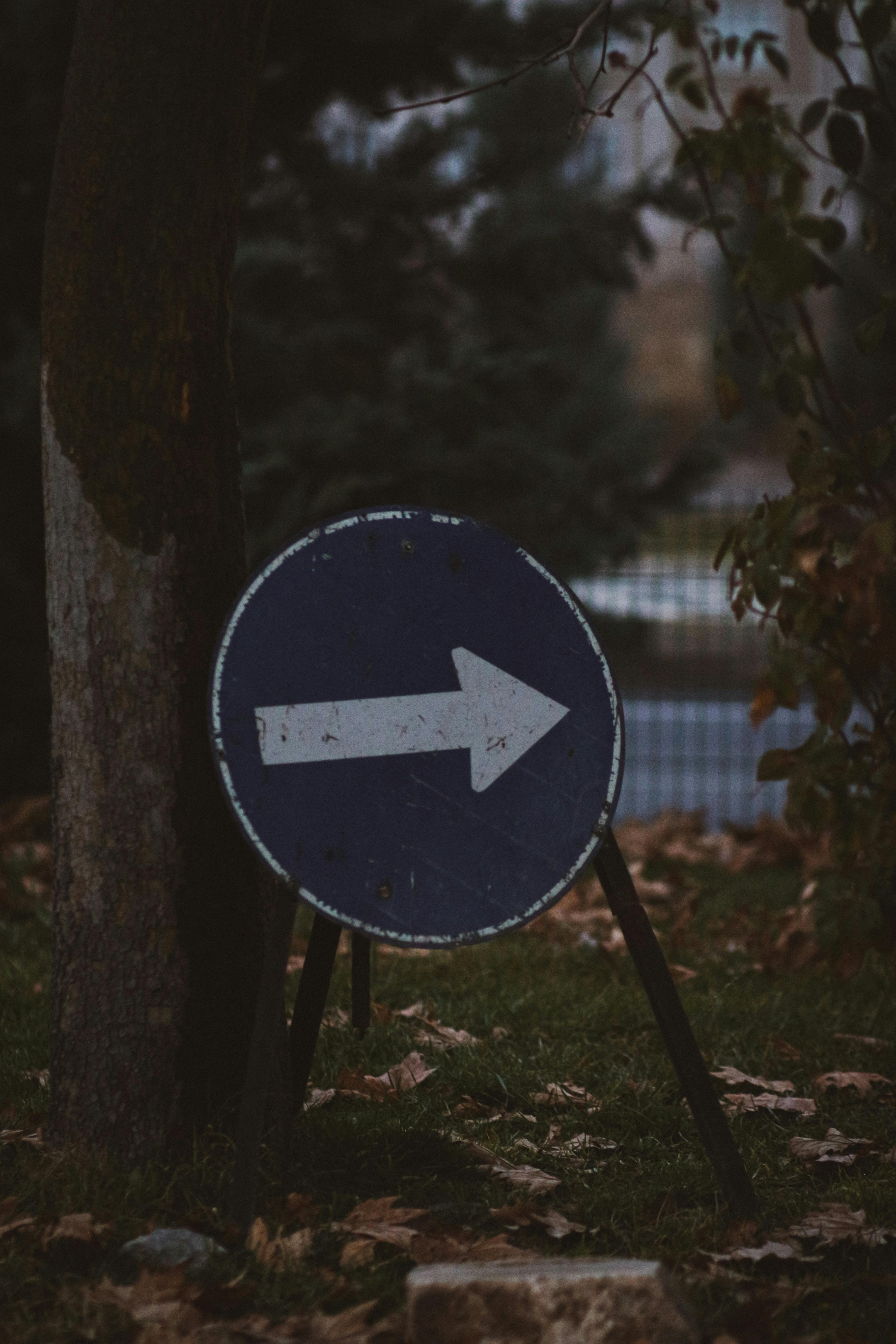 Right Turn Sign · Free Stock Photo