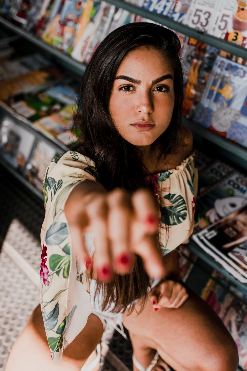Lady Reaching Out On Something Free Stock Photo Lady Reaching Out On Something Free Stock Photo