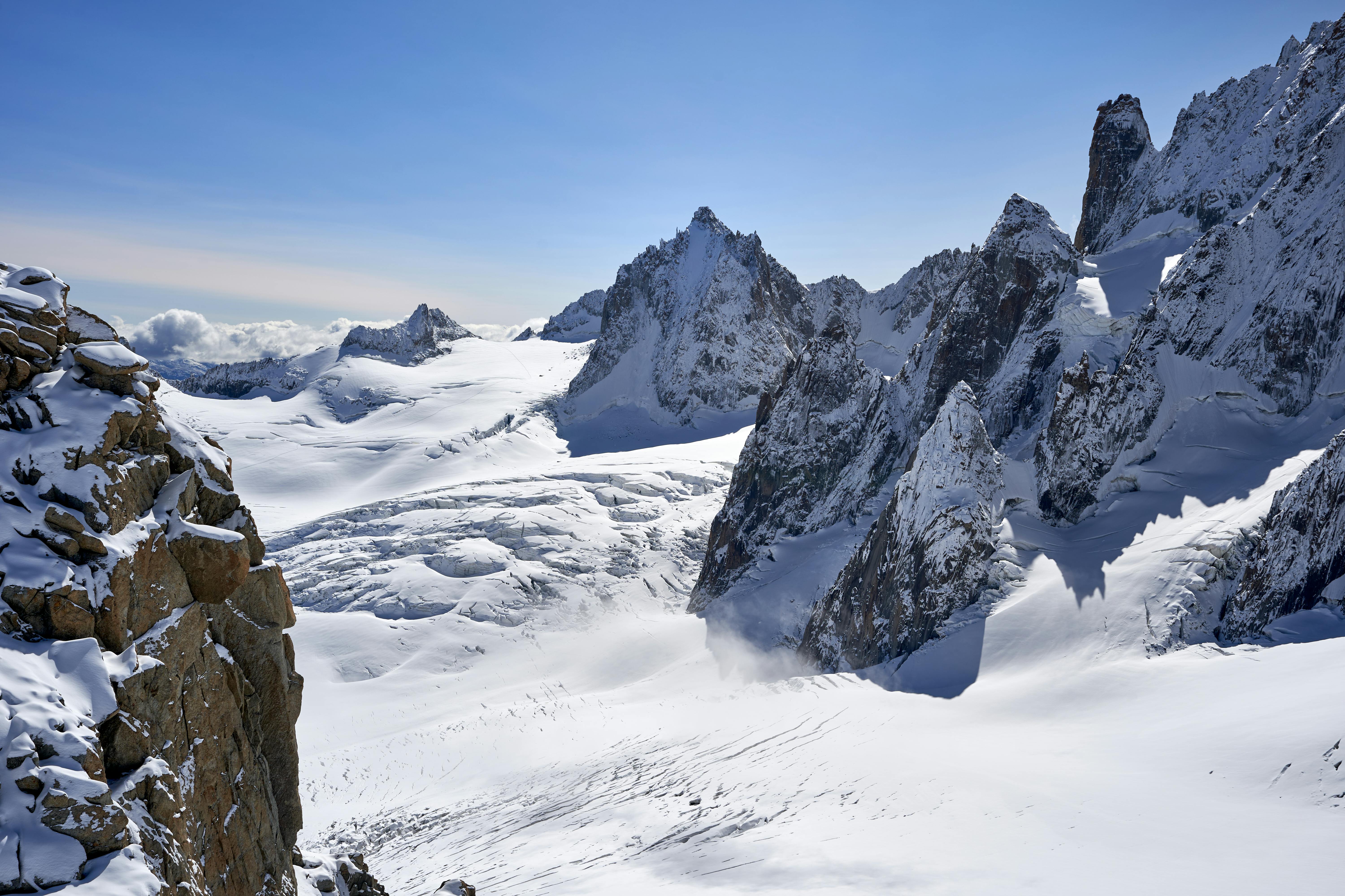 Photo of the Mountains in Winter · Free Stock Photo