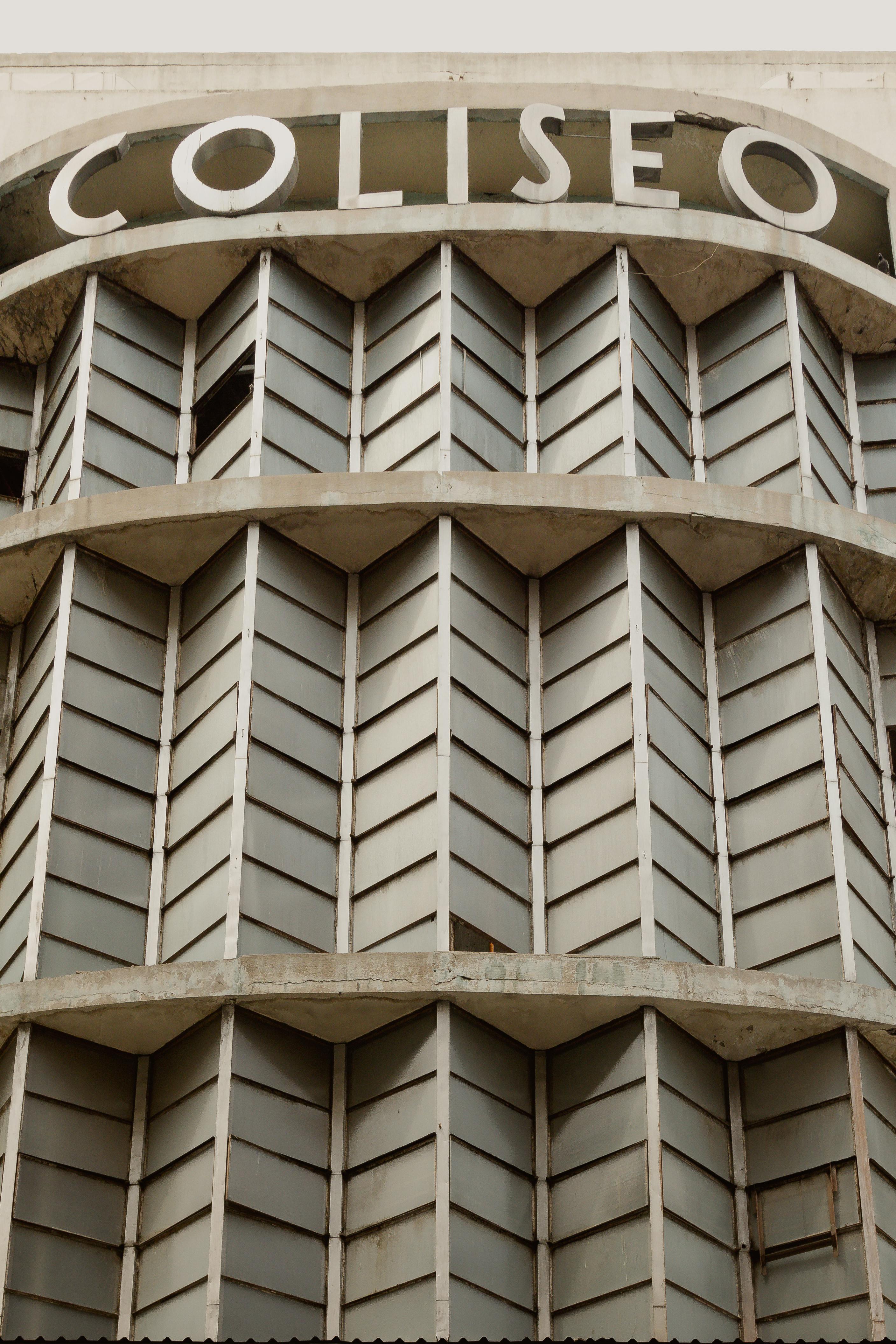 Modern Building with Geometric Facade · Free Stock Photo