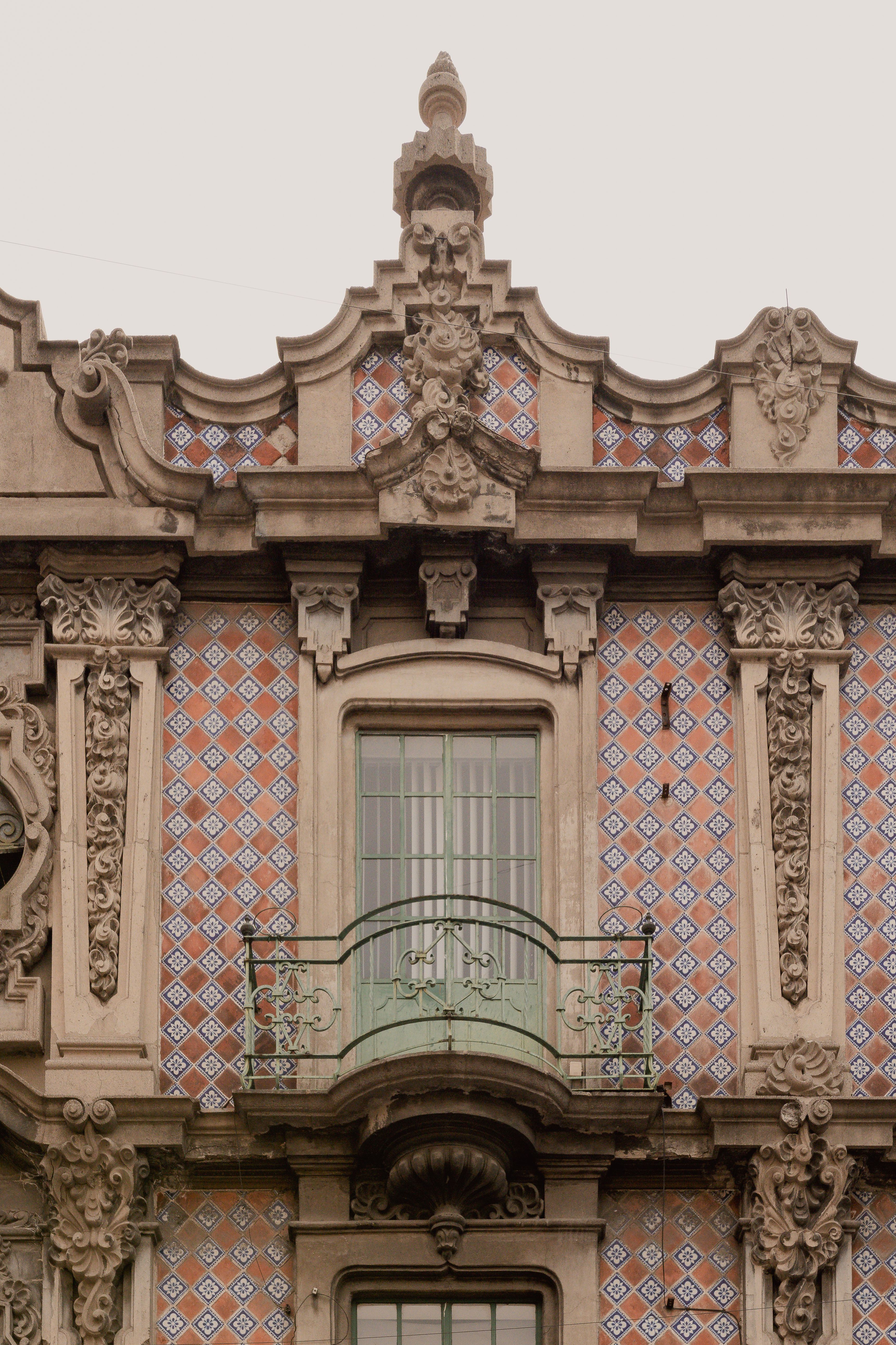 Decorative Facade Of Casa De Alfenique Museum In Puebla Free Stock Photo
