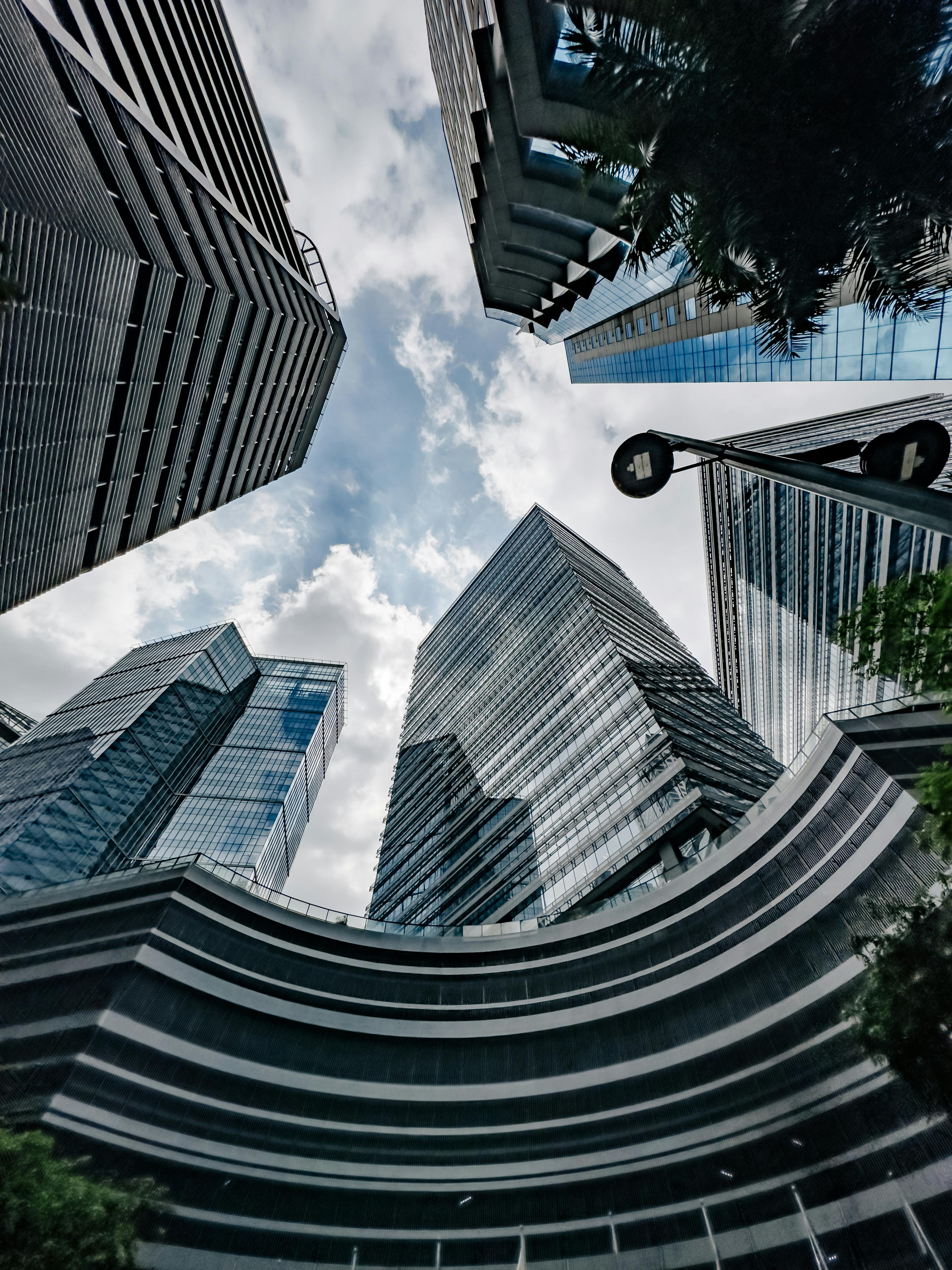 Corporate Towers of Bonifacio Global City Financial District in Taguig ...