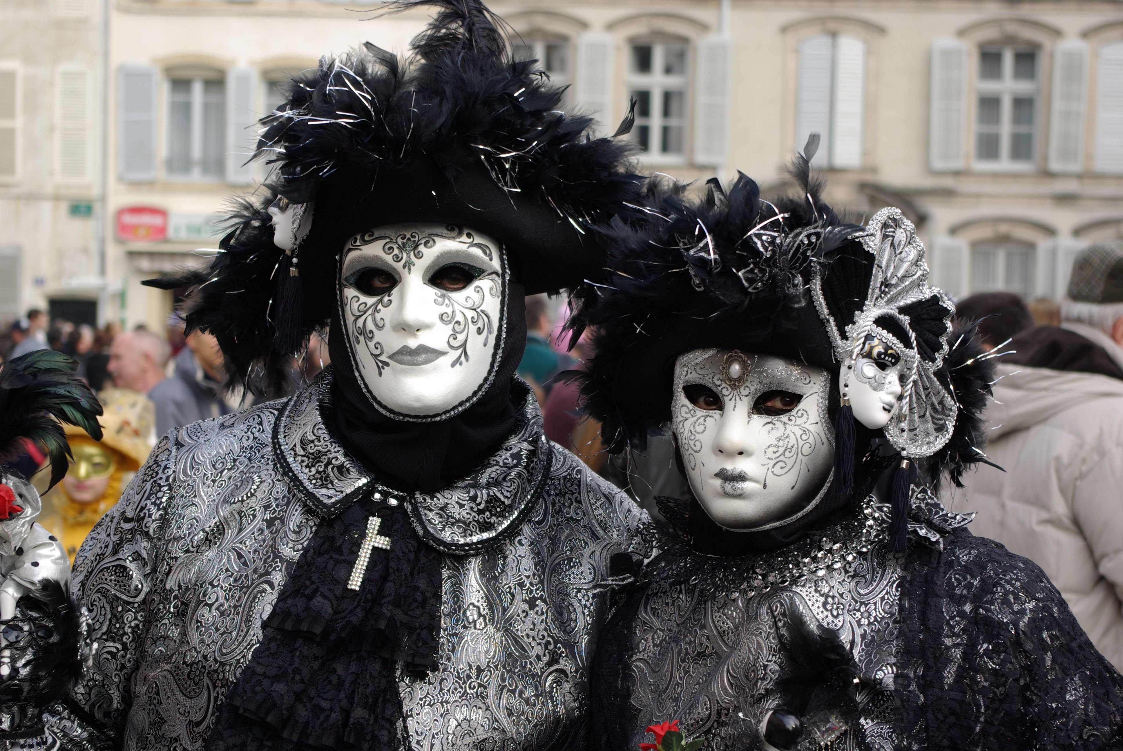 People in Fancy Dress Costumes during a Carnival in a City · Free Stock ...