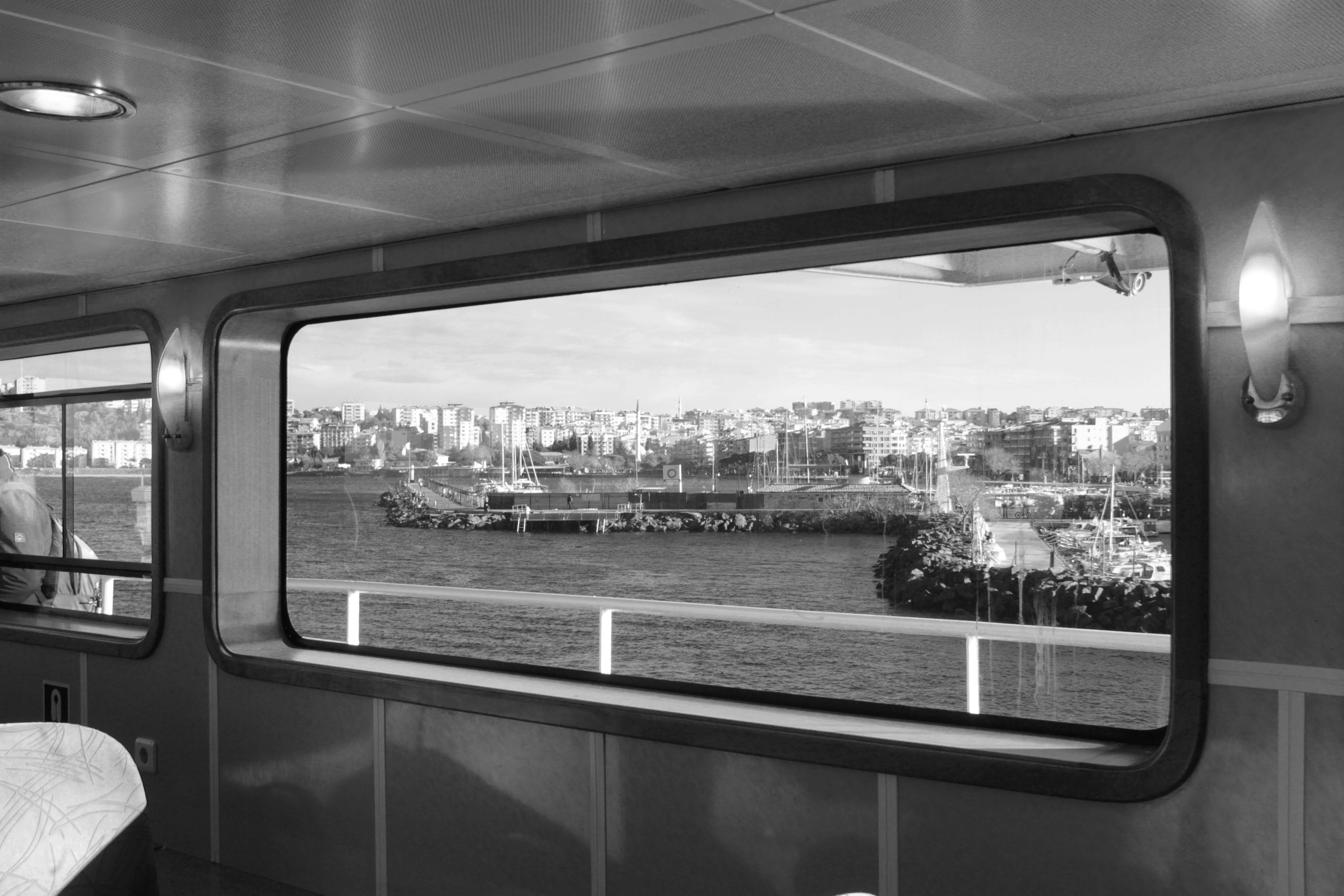 Town View from Ferry Window · Free Stock Photo