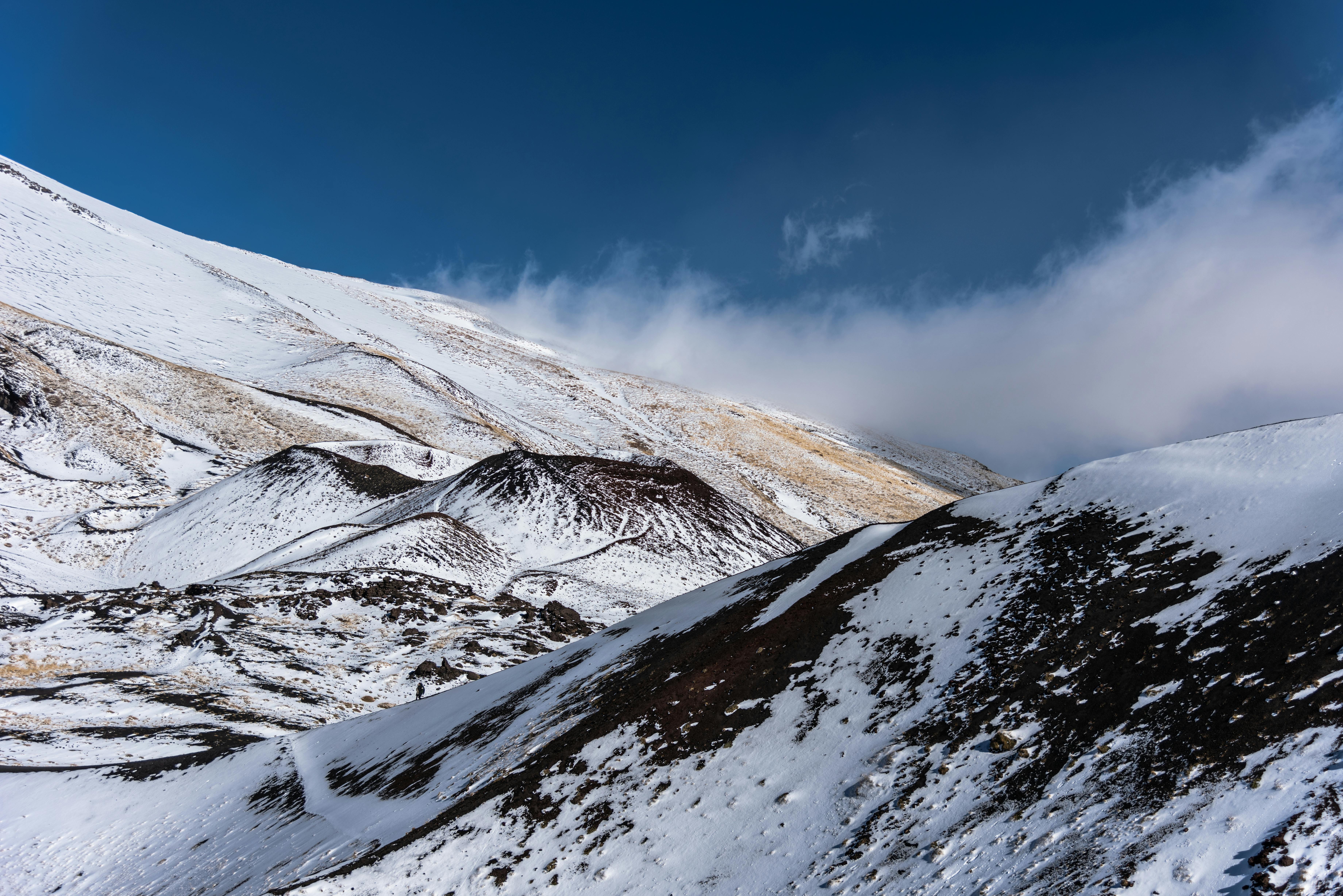 Rocky Hills in Snow · Free Stock Photo