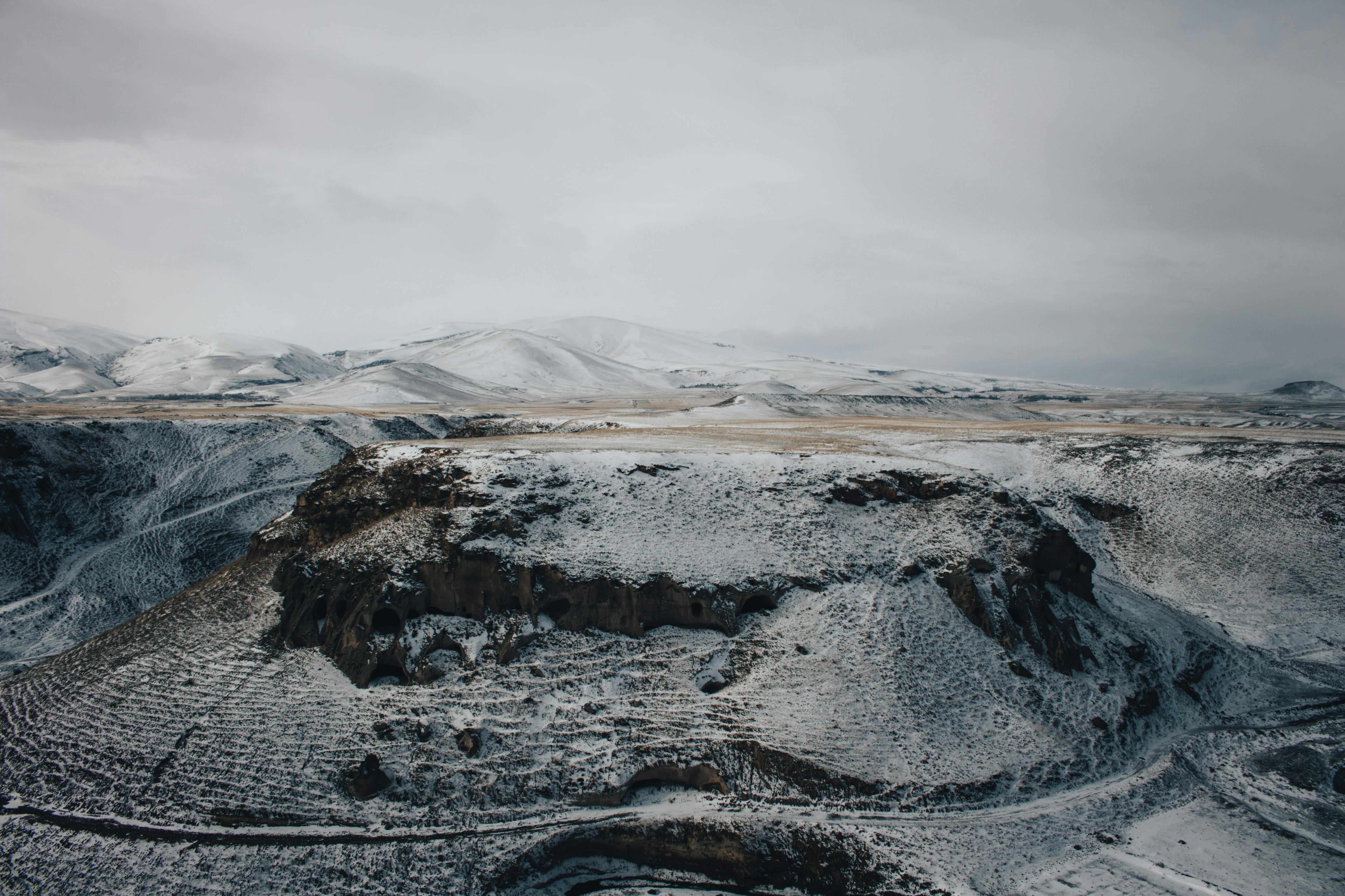 Snowy Mountain in South Caucasus, Turkey · Free Stock Photo