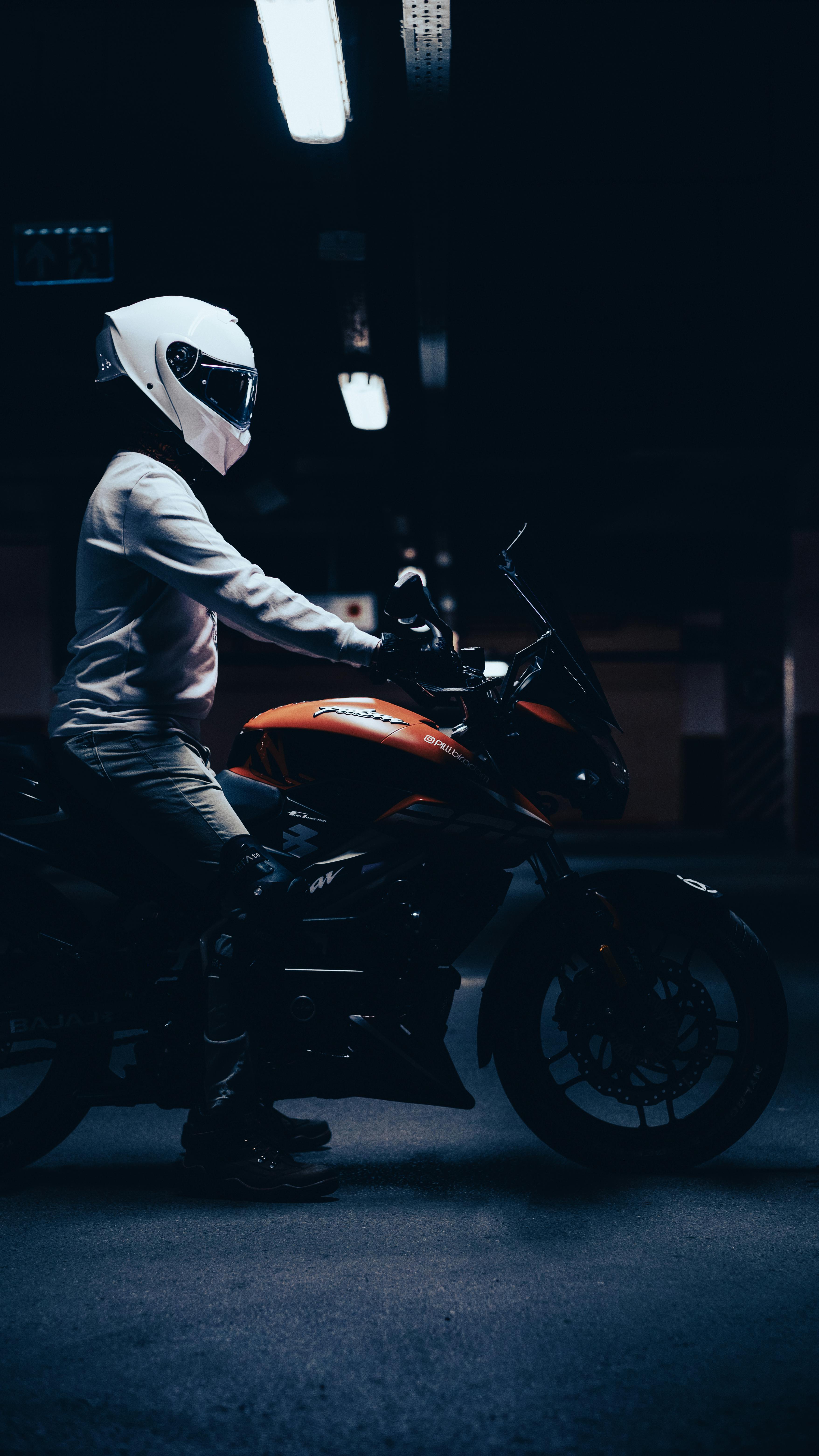 Man Riding a Motorcycle · Free Stock Photo