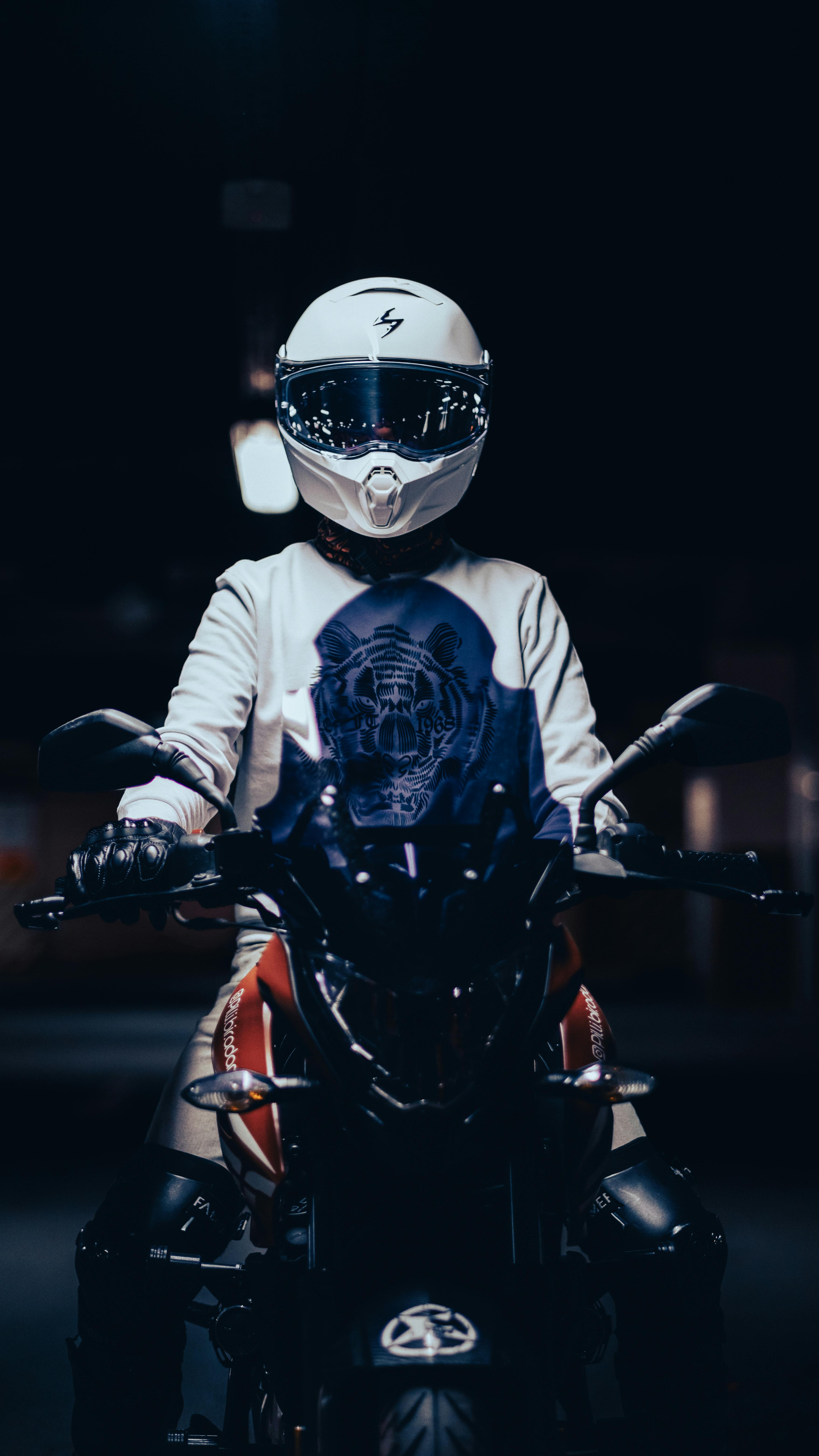 Man Riding a Motorcycle · Free Stock Photo