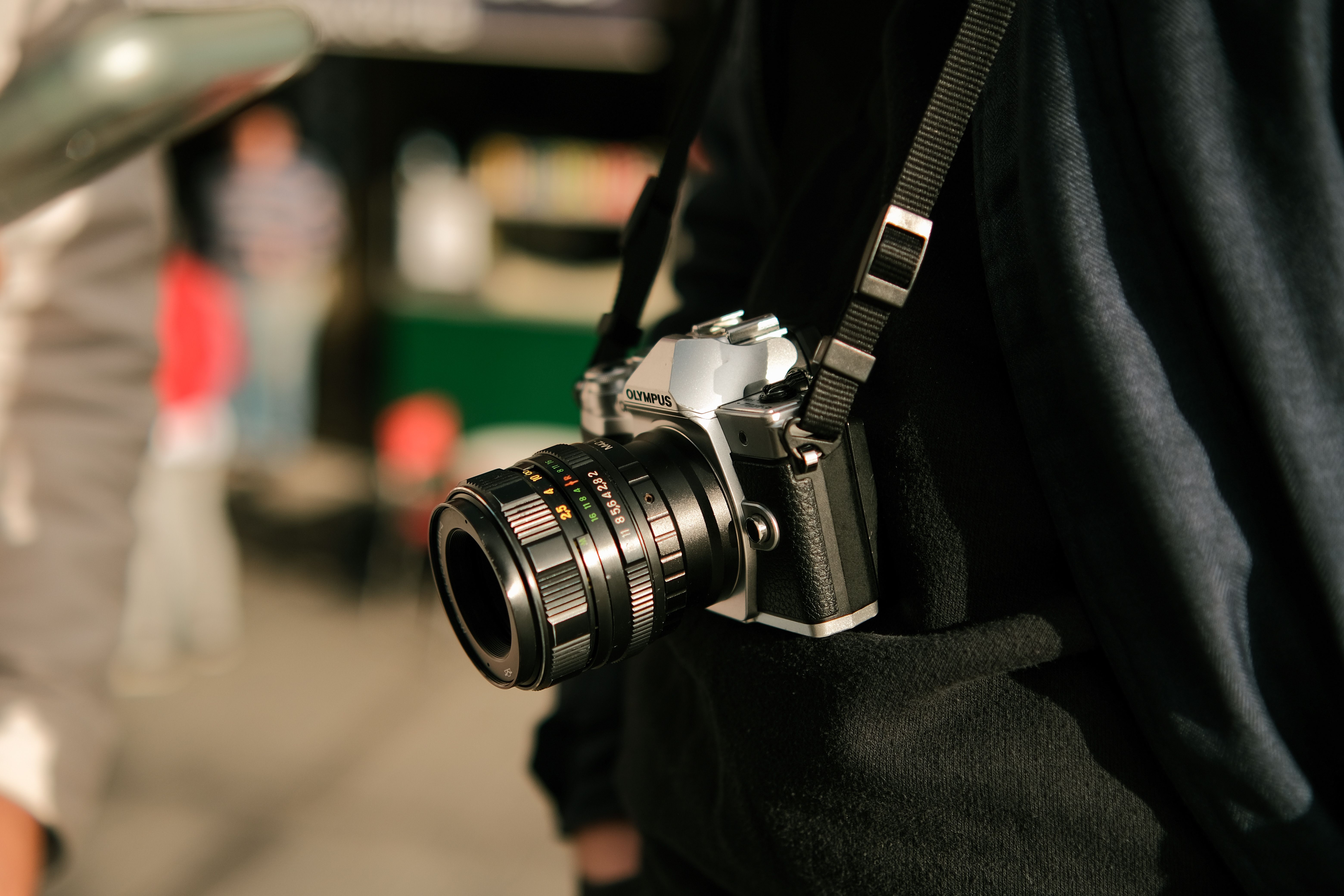 Close-up of Person Using Camera · Free Stock Photo