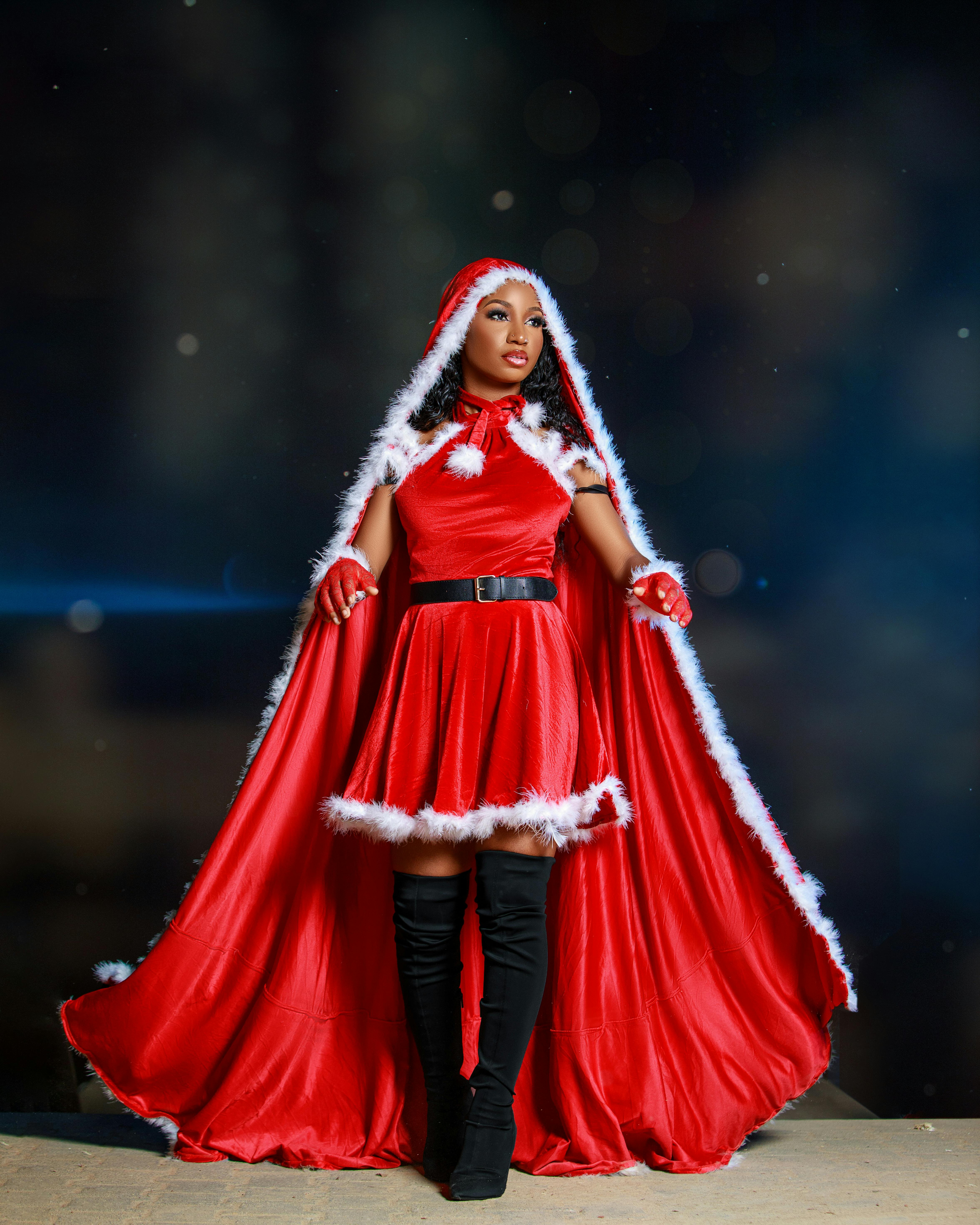 Woman Wearing Santa Claus Costume · Free Stock Photo