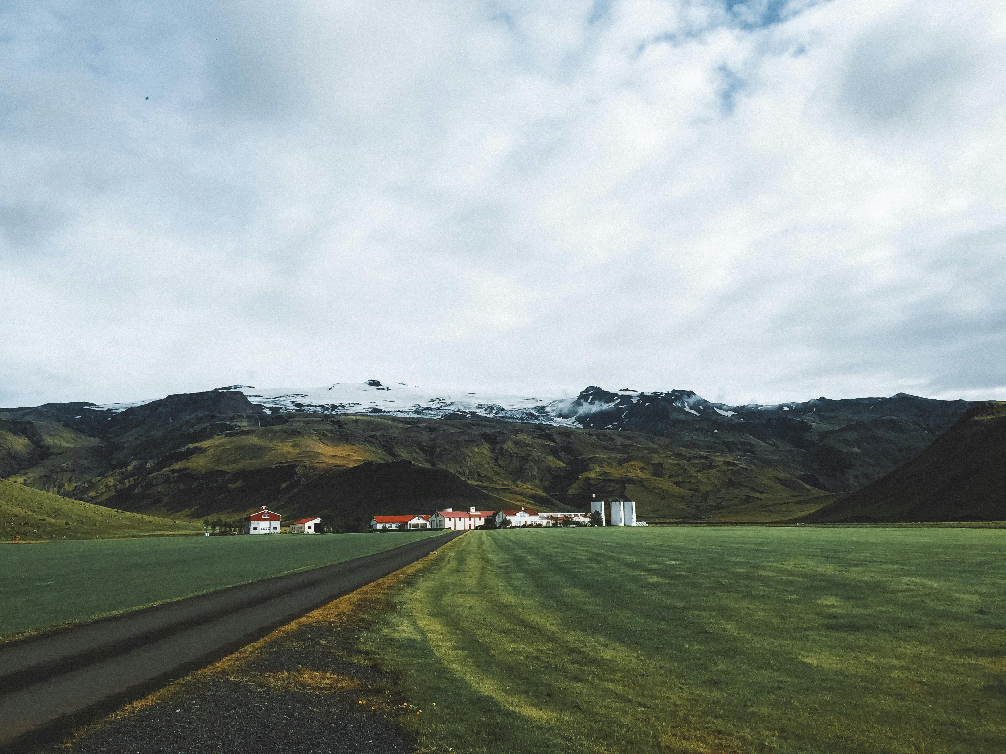 A Farm in Mountains · Free Stock Photo