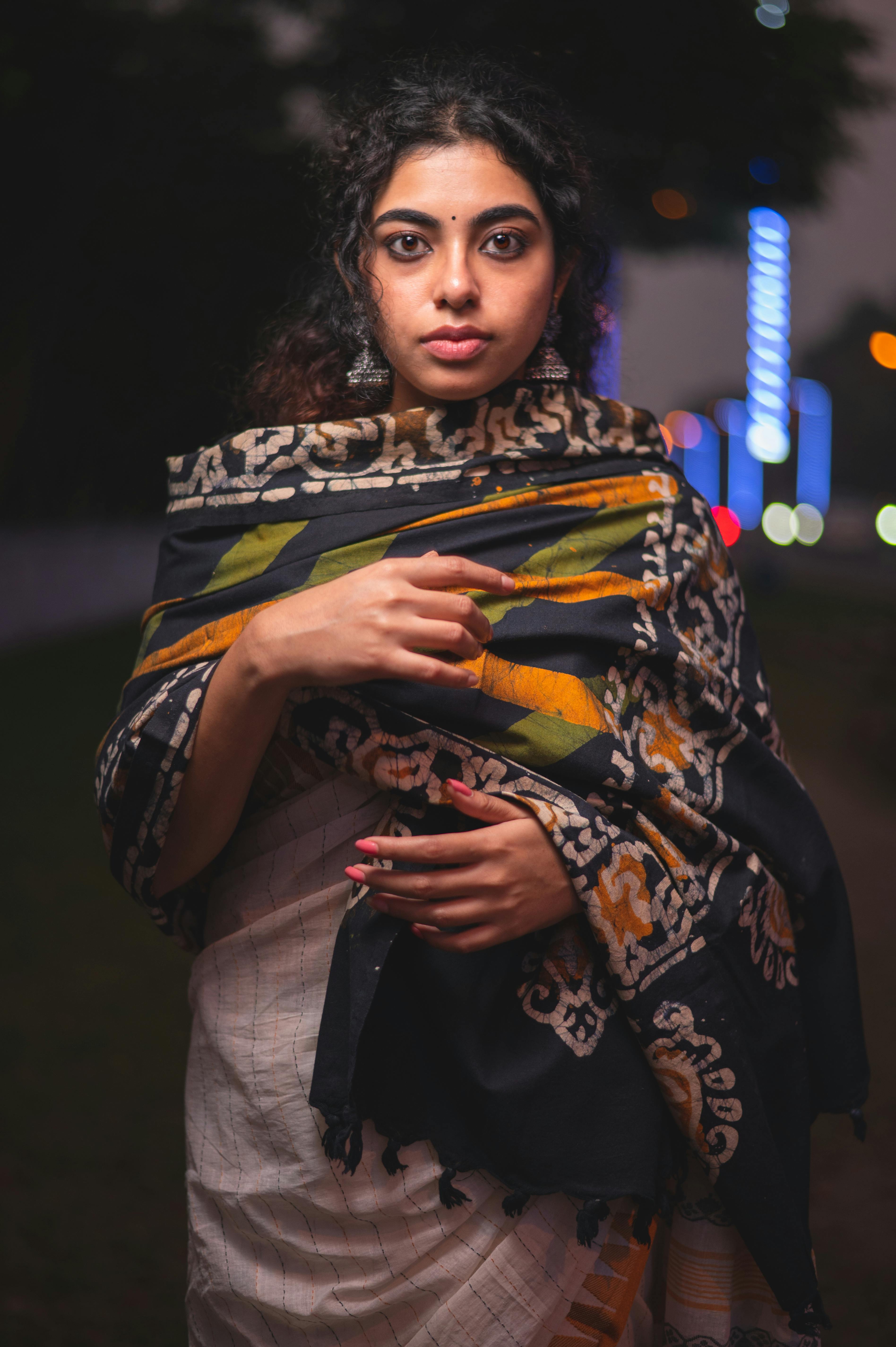 Woman in a Beautiful Traditional Dress · Free Stock Photo