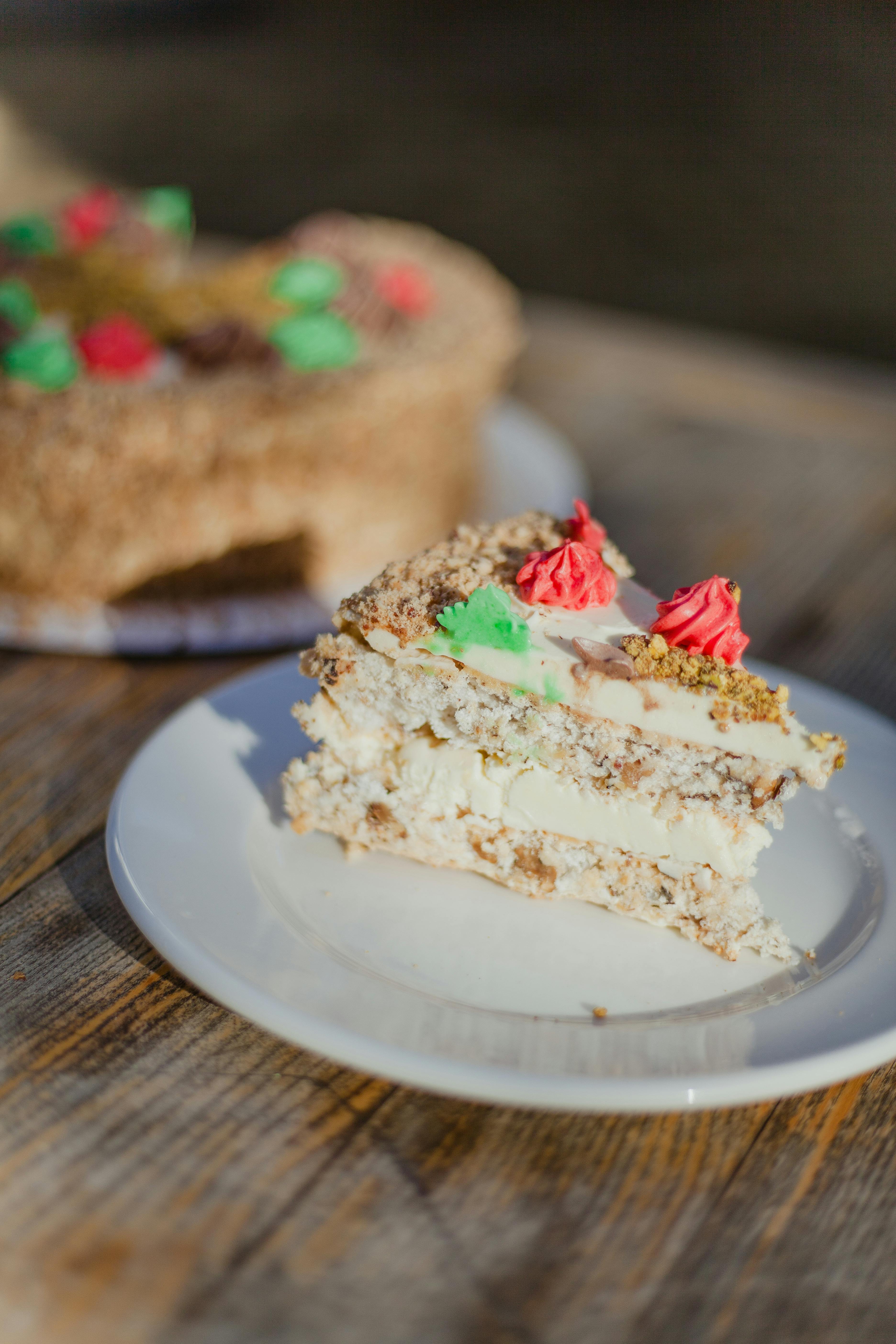 Close-up Photography of Sliced Cake · Free Stock Photo