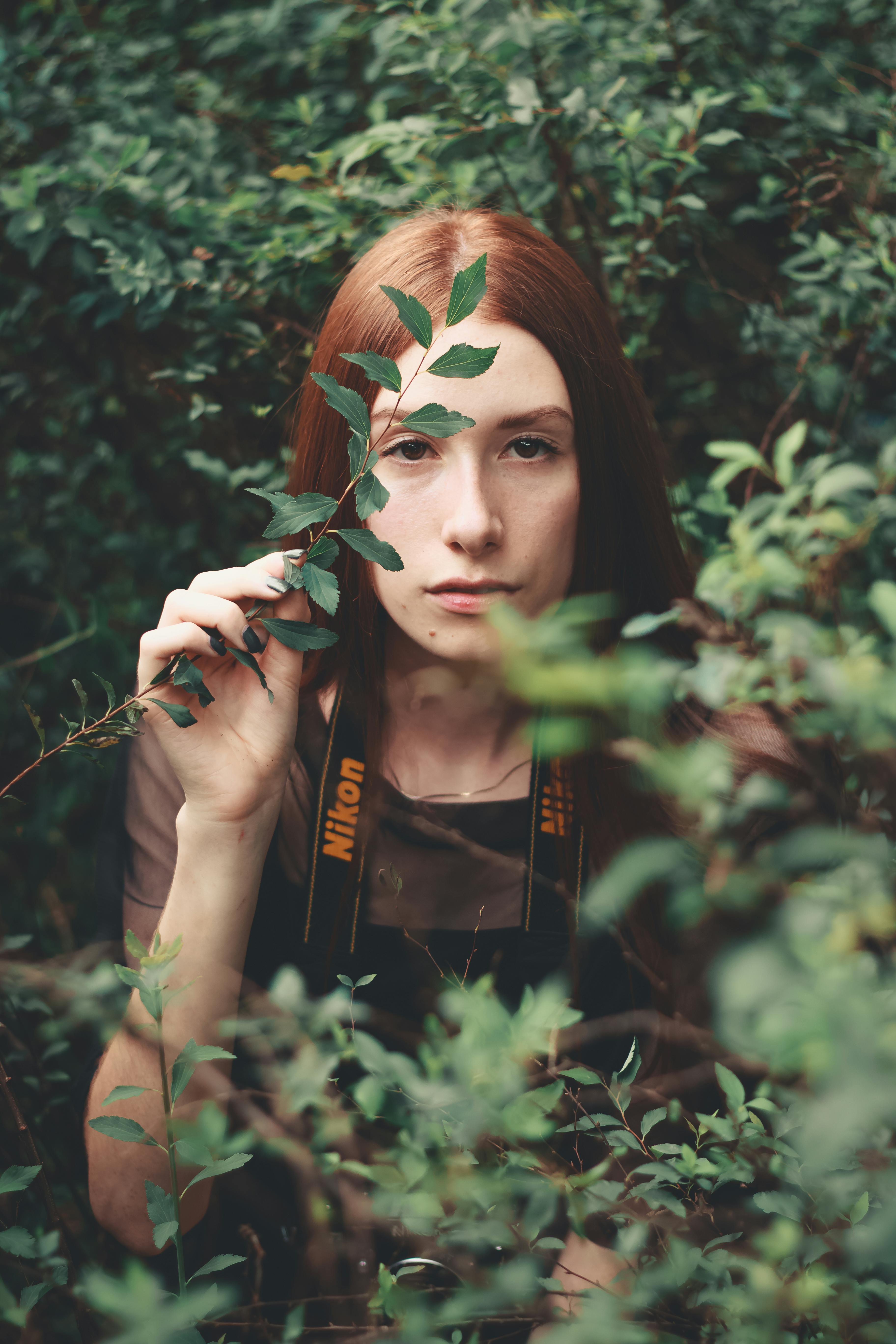 Free stock photo of environment, park, red hair - Stock Image - Everypixel