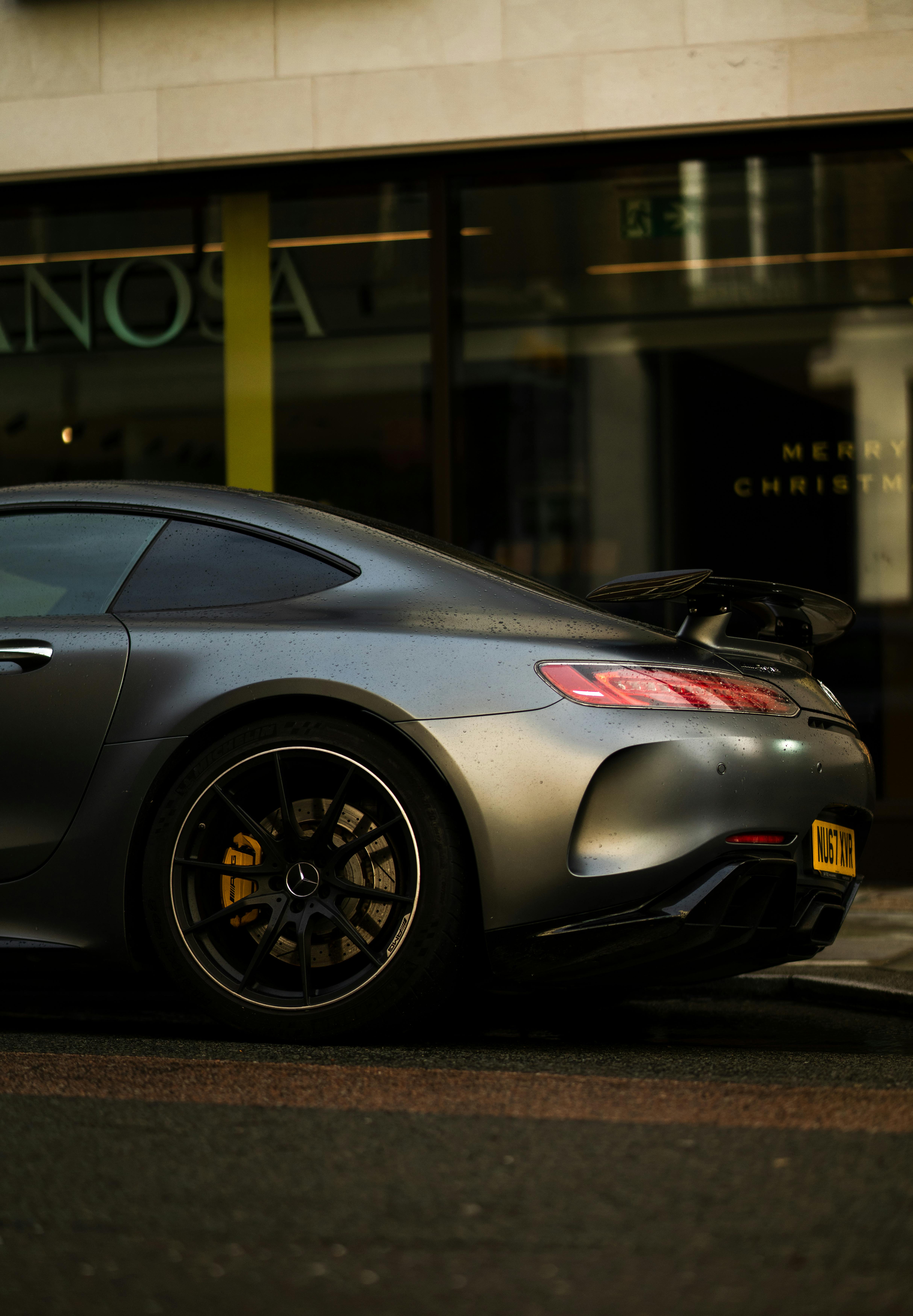 Rear of Mercedes-AMG GT R · Free Stock Photo
