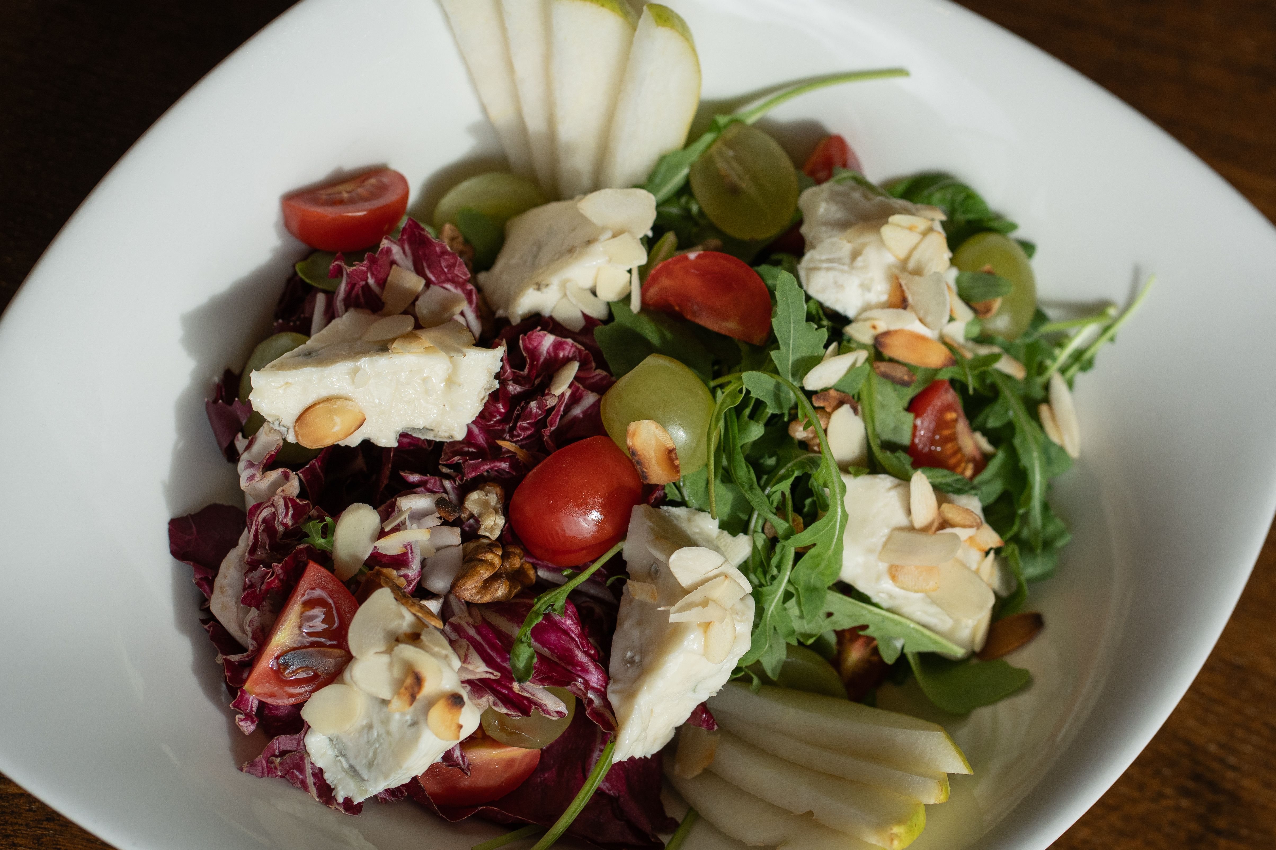 Vegetable Salad on White Ceramic Plate · Free Stock Photo