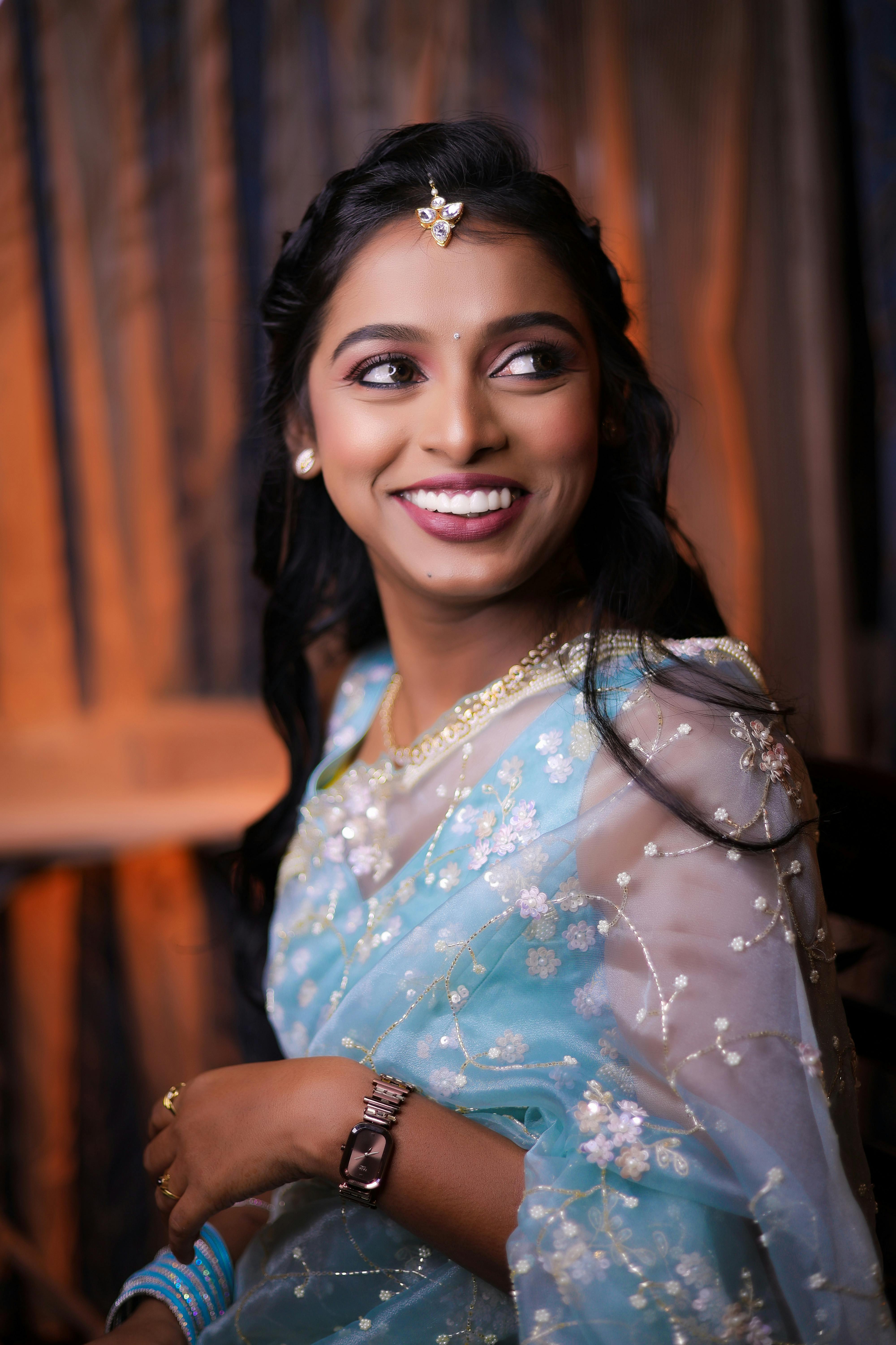 Portrait of a Beautiful Brunette Wearing a Translucent Dress · Free ...