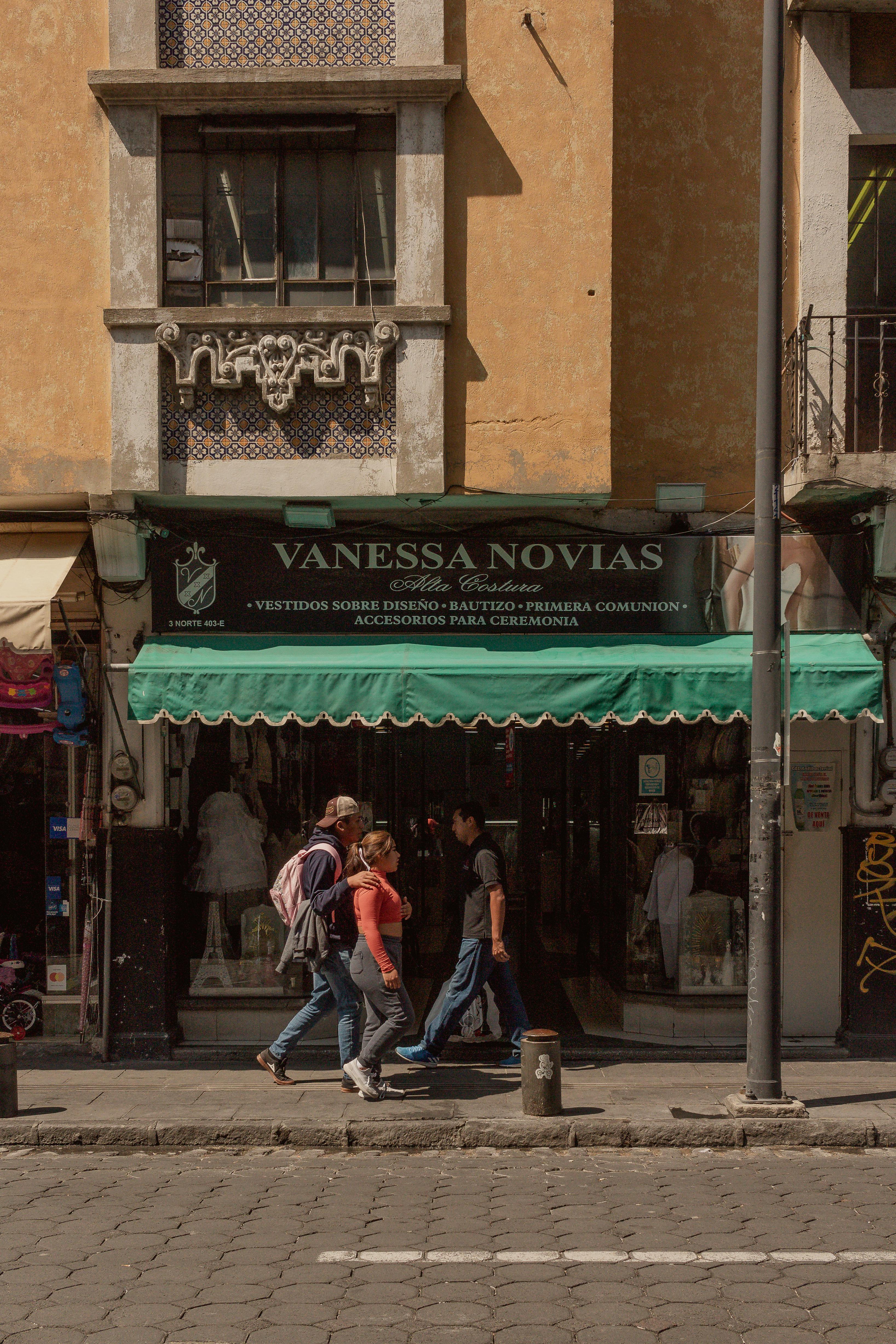 People Walking on a Street in Mexico · Free Stock Photo
