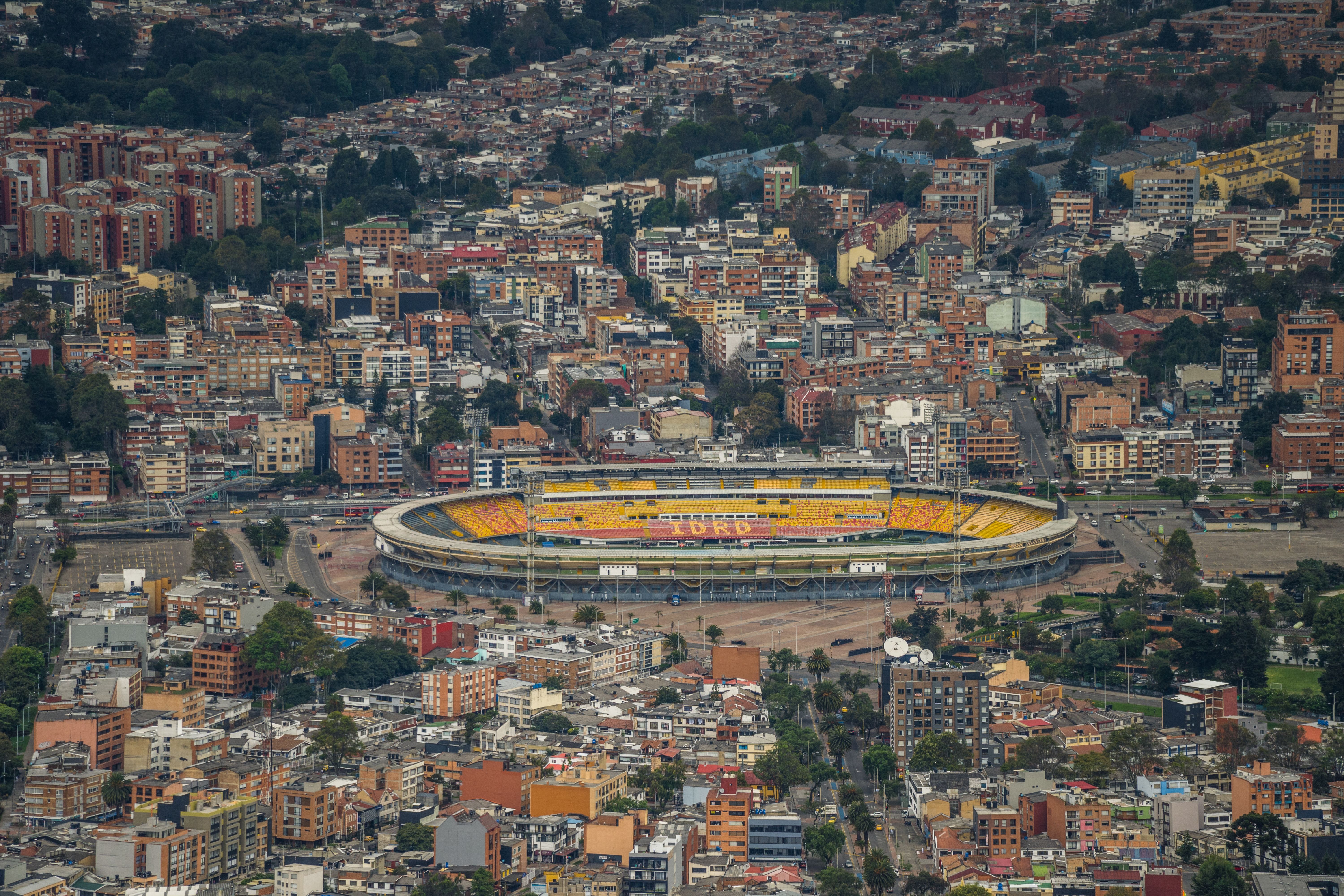Buildings around Stadium in Bogota · Free Stock Photo