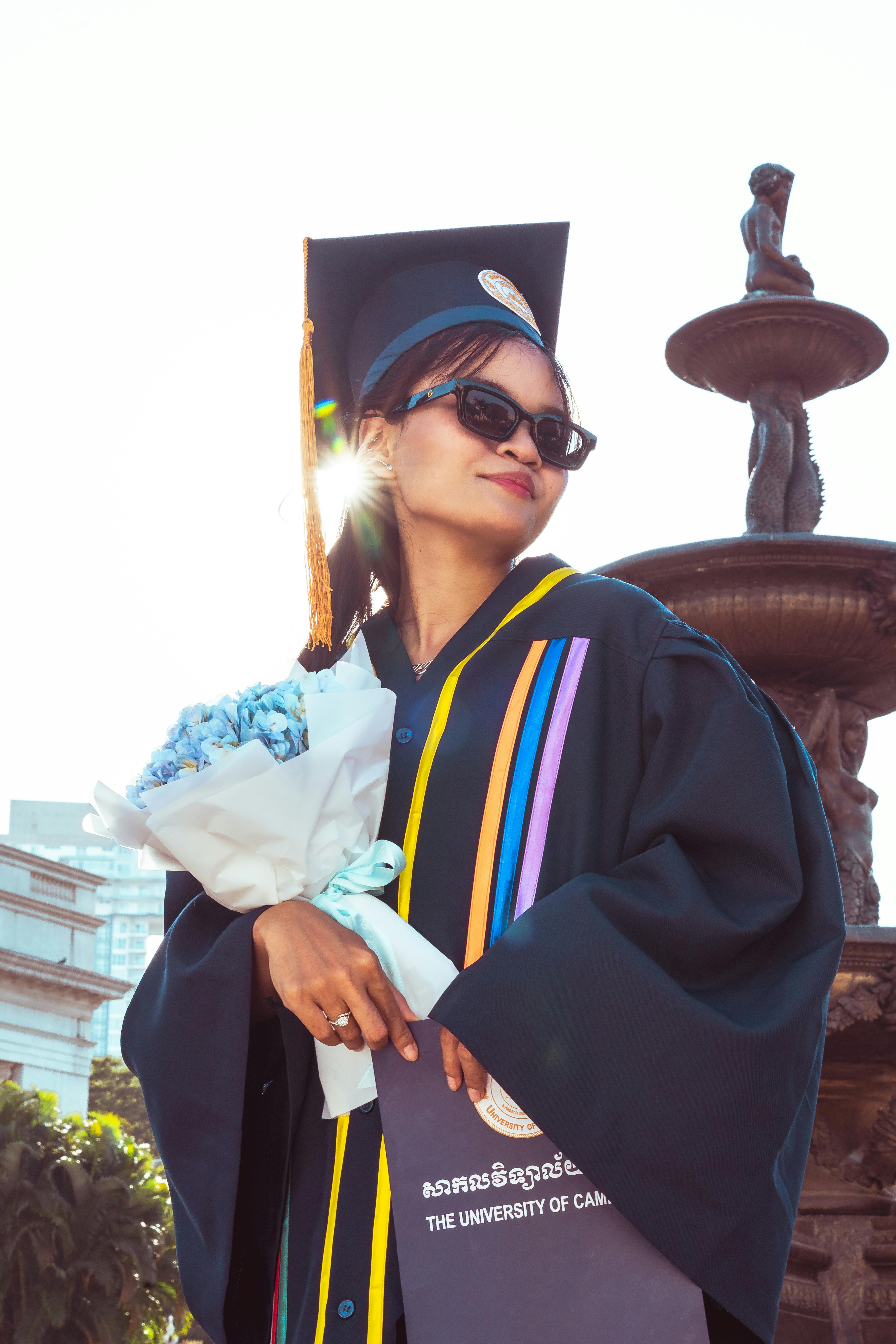 Graduation Photo shoot with golden hour · Free Stock Photo