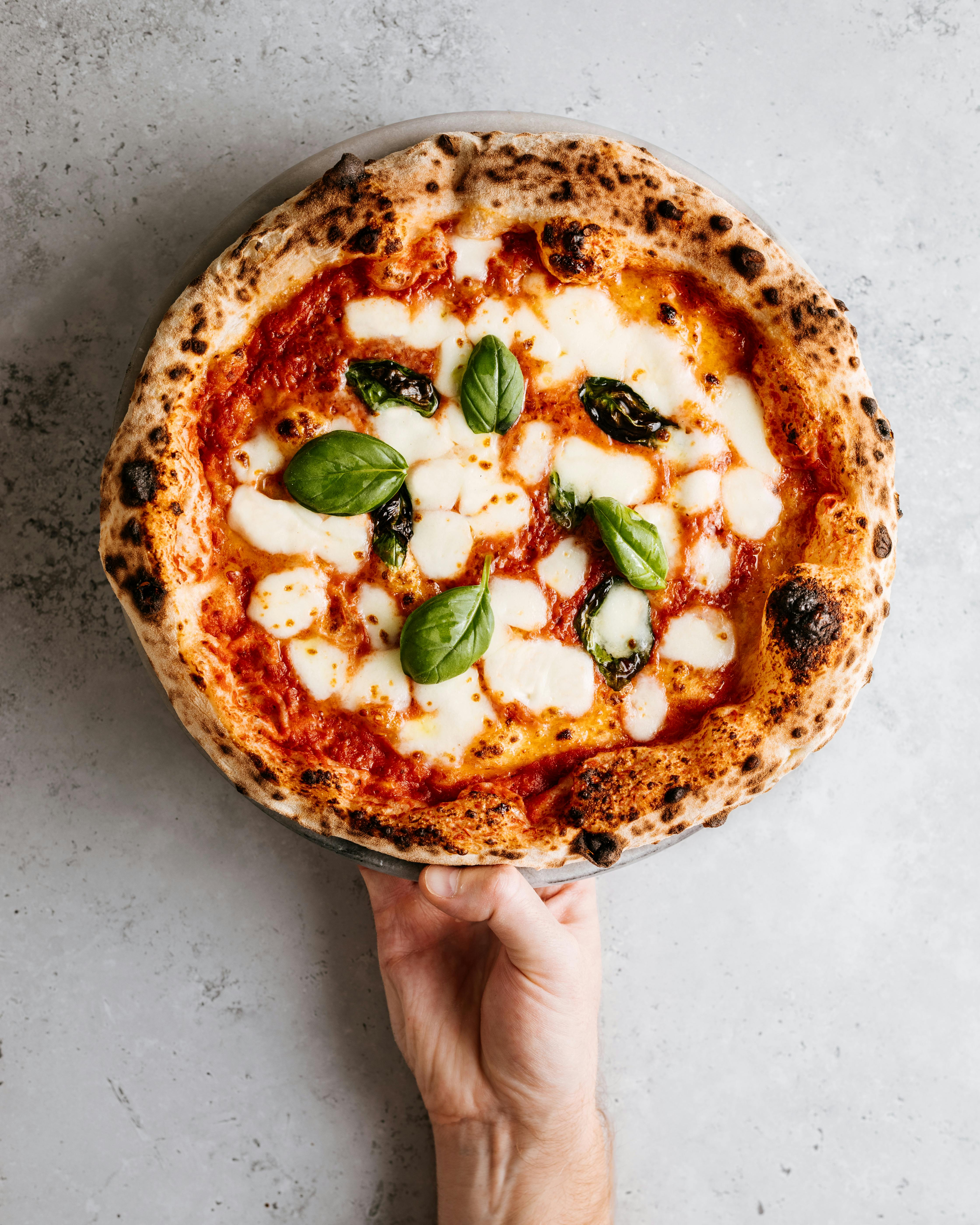 Hand Holding Pizza · Free Stock Photo