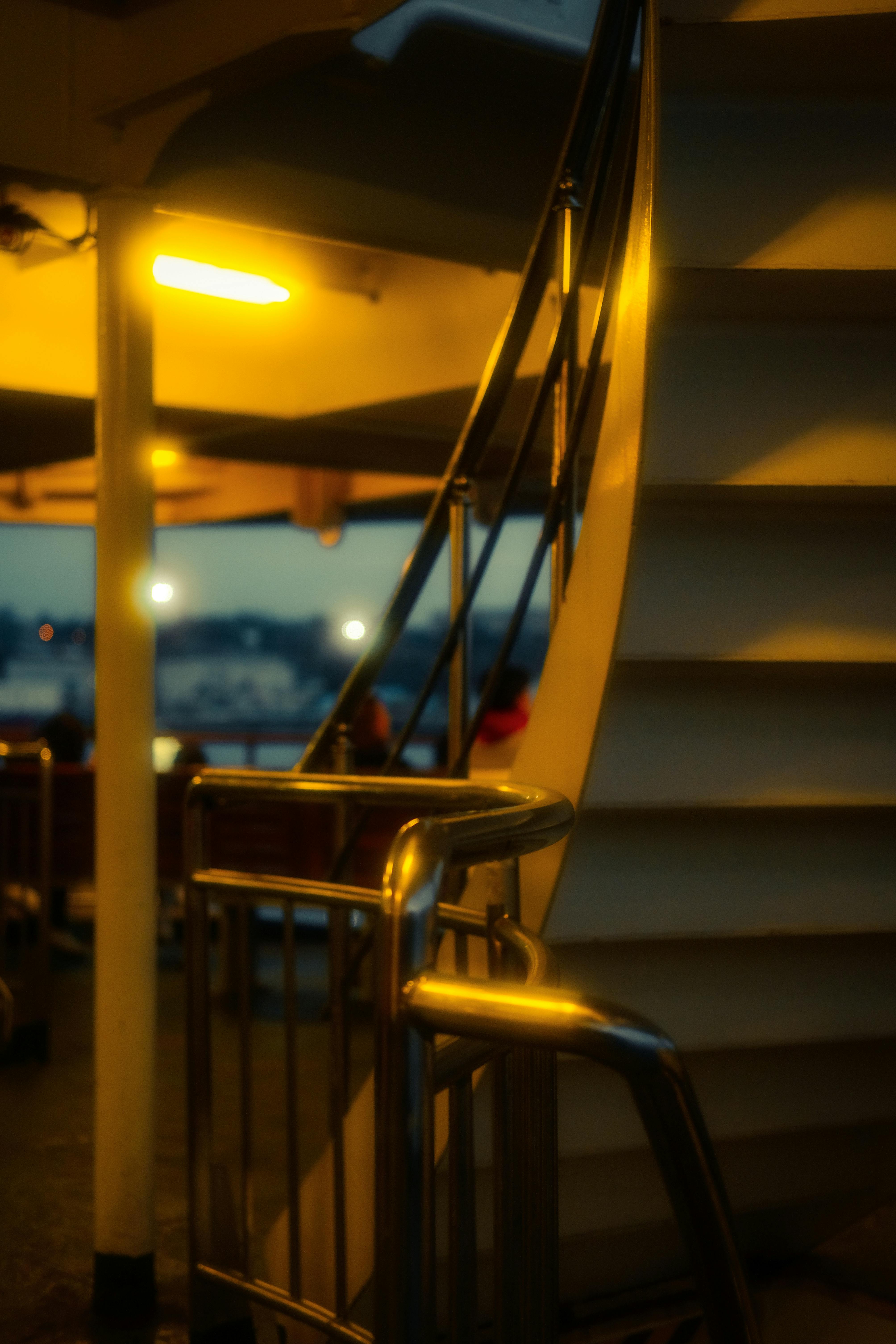 Handrail by the Staircase on a Ship · Free Stock Photo