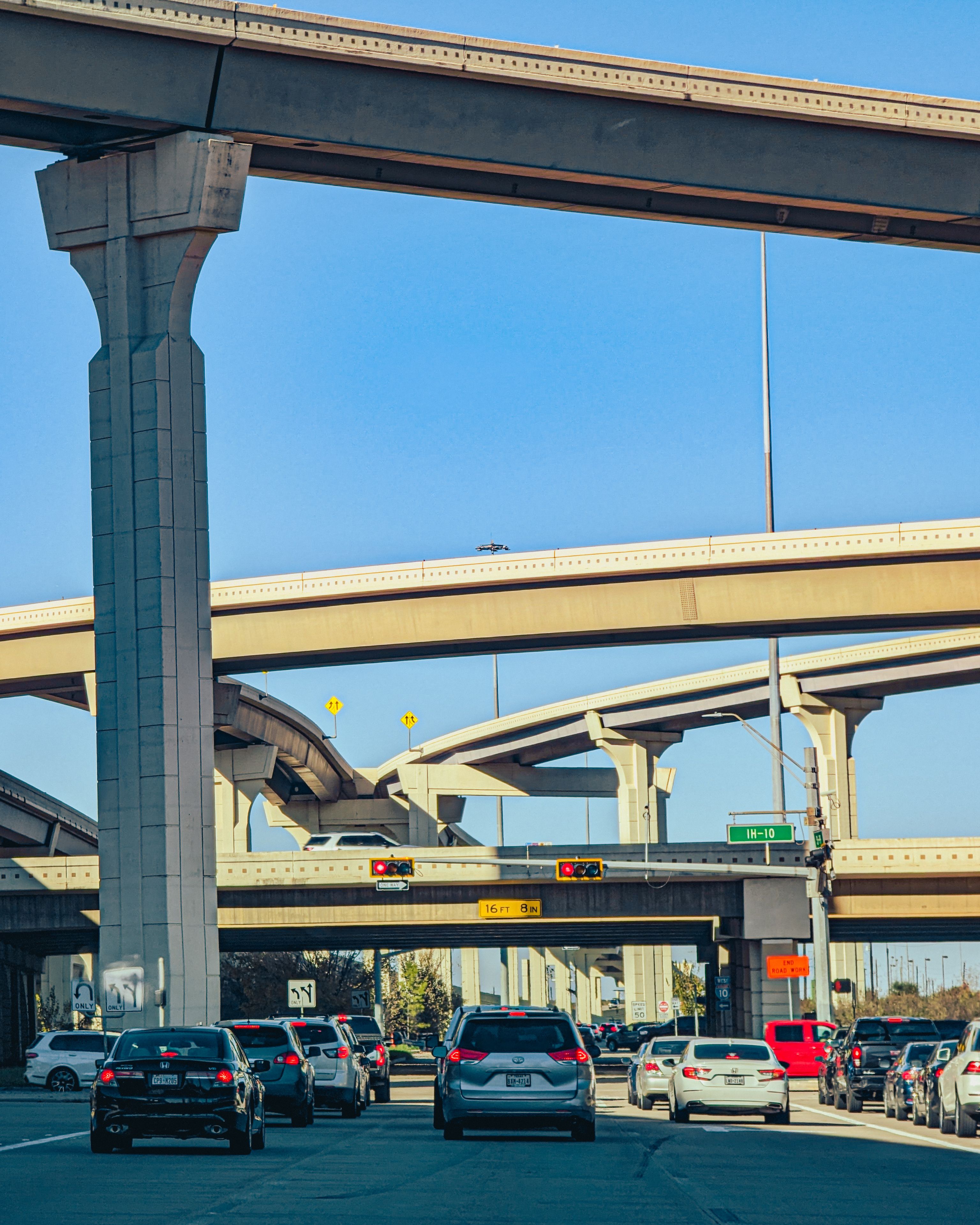 Overpasses above Street · Free Stock Photo
